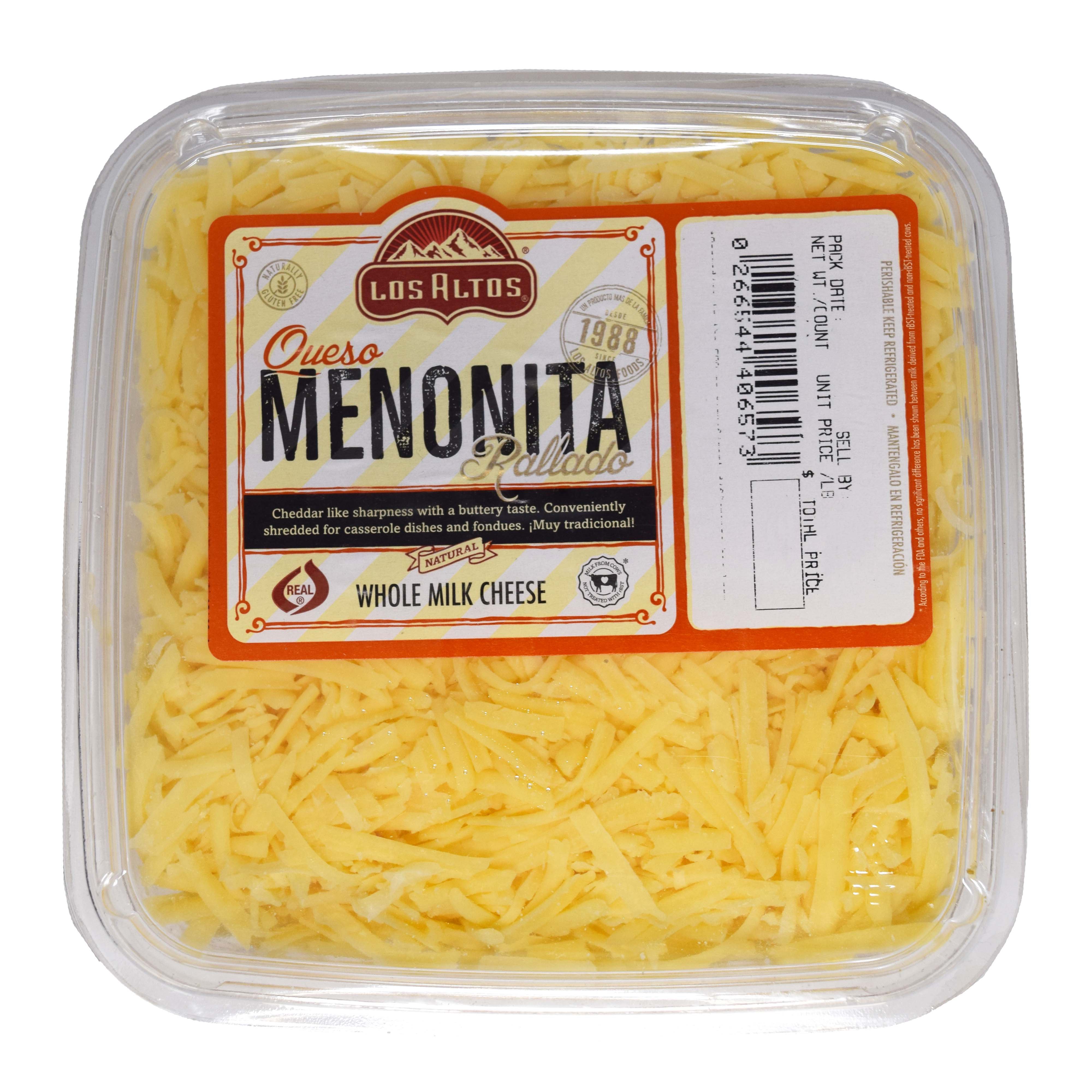 Los Altos Menonita Shredded - Shop Cheese at H-E-B