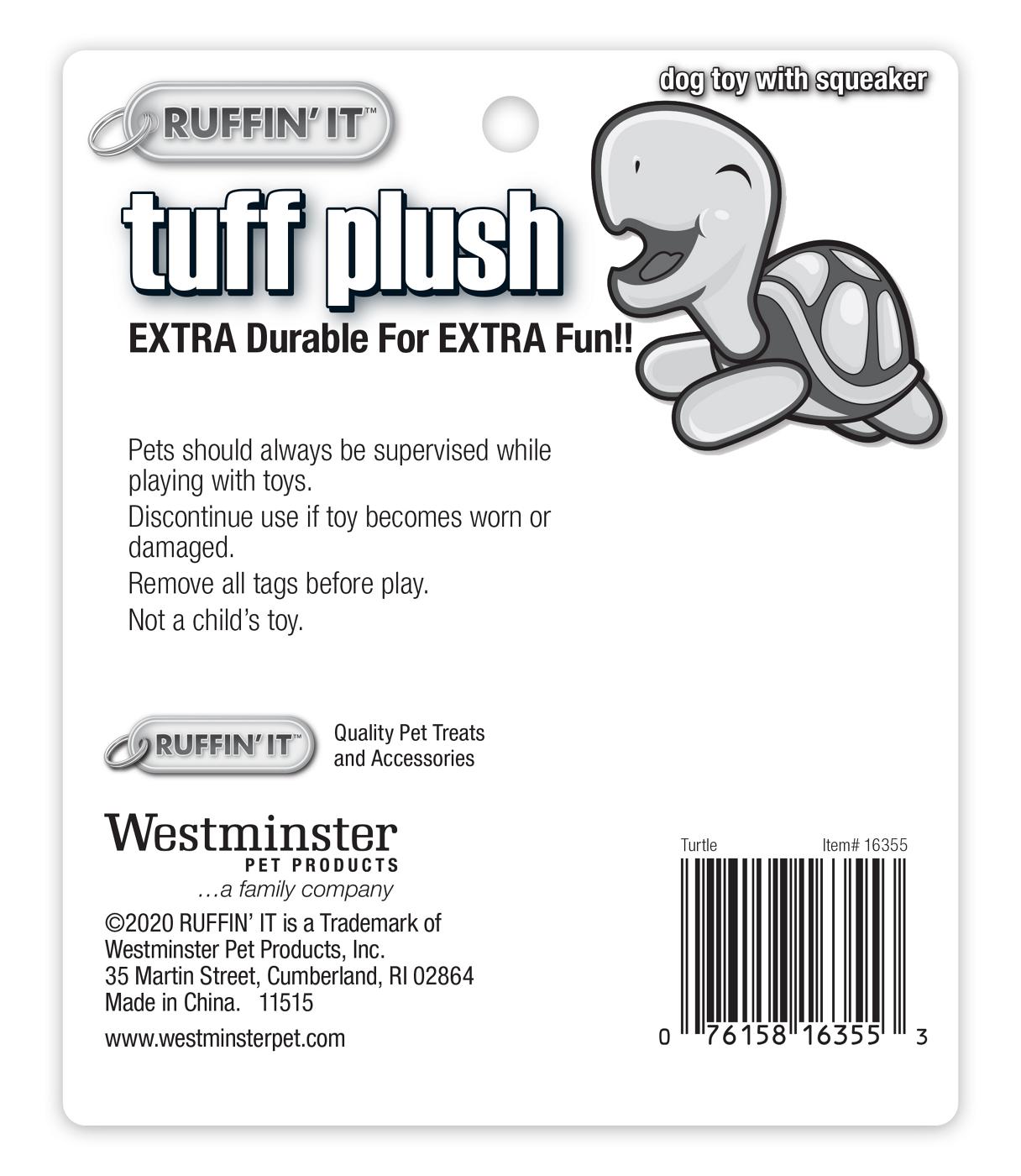 Ruffin' It Tuff Plush Turtle - Shop Plush Toys at H-E-B