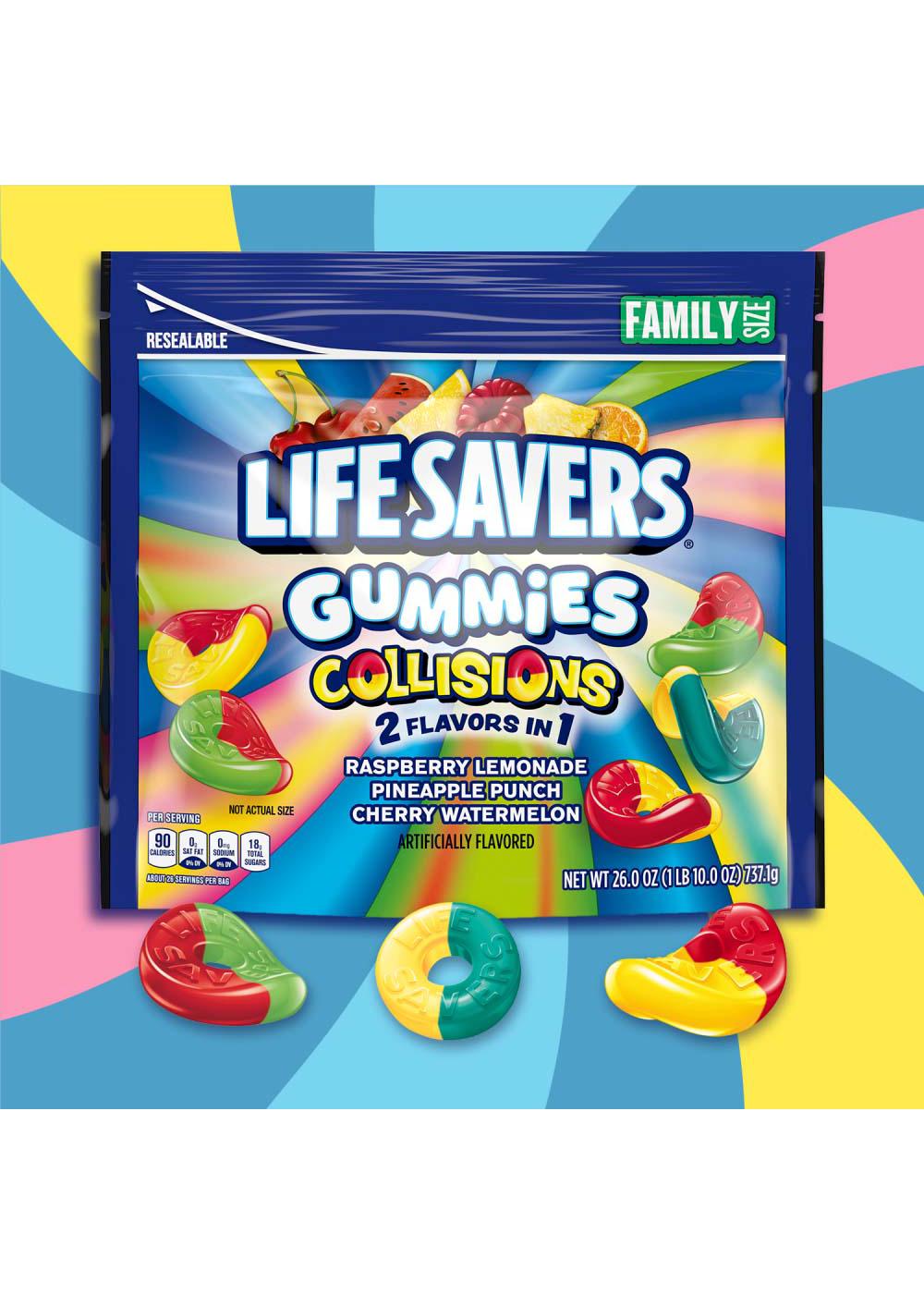 Life Savers Collisions Gummies Candy Family Size Pouch - Shop Candy at ...