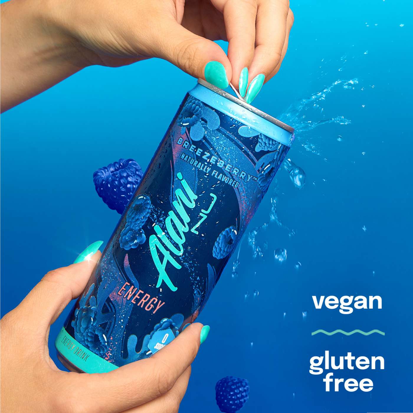 Alani Nu Zero Sugar Energy Drink - Breezeberry - Shop Sports & energy ...