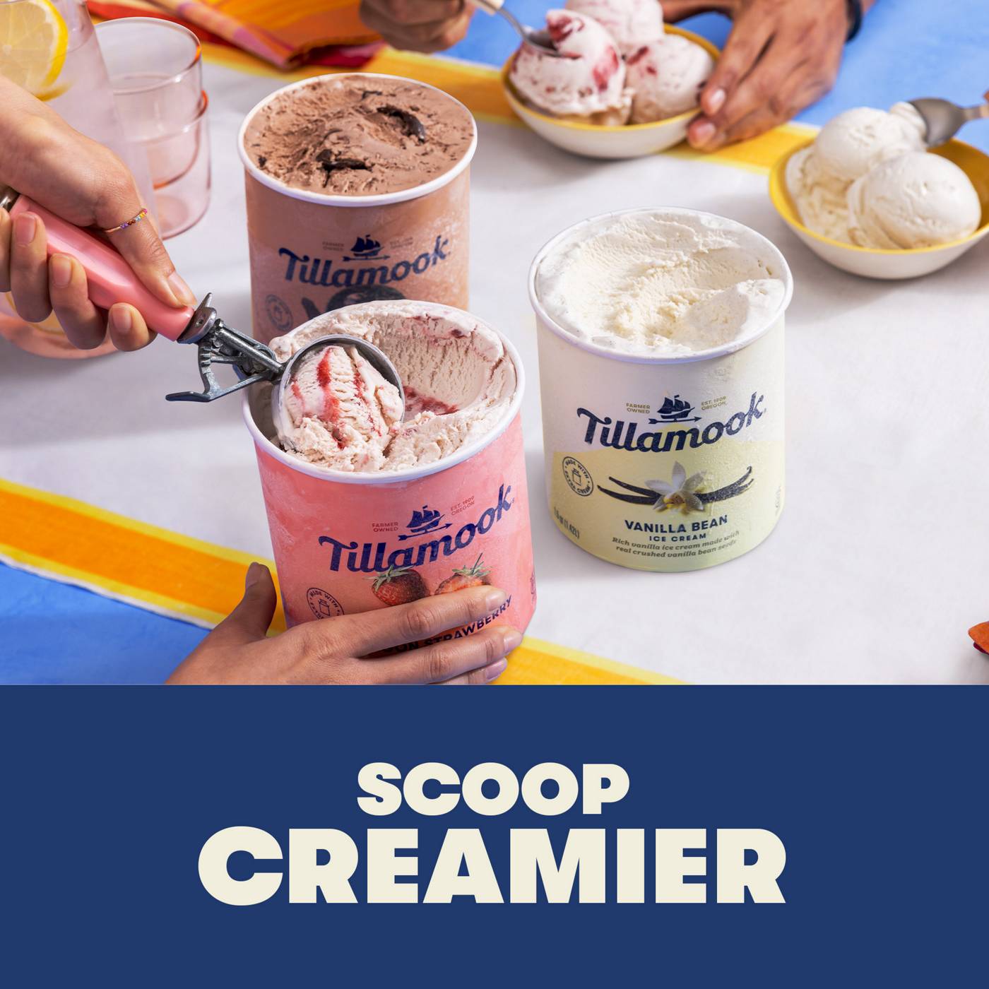 Tillamook Oregon Strawberry Ice Cream - Shop Ice cream at H-E-B