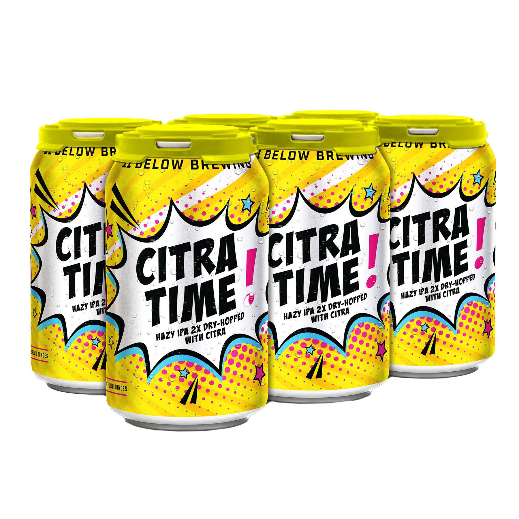 11 Below Citra Time Hazy IPA Beer 12 oz Cans - Shop Beer at H-E-B