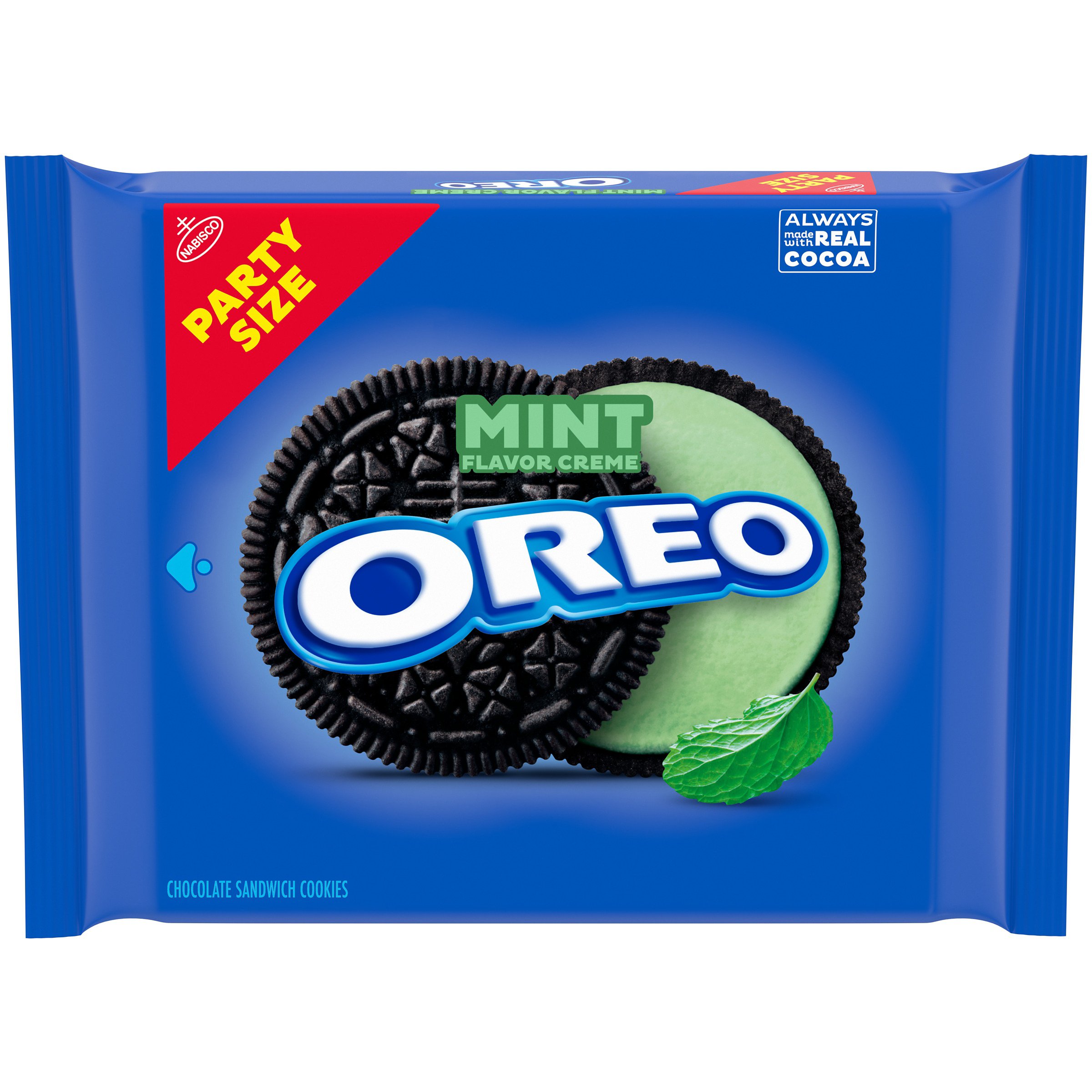OREO Mint Chocolate Sandwich Cookies - Party Size - Shop Cookies at H-E-B