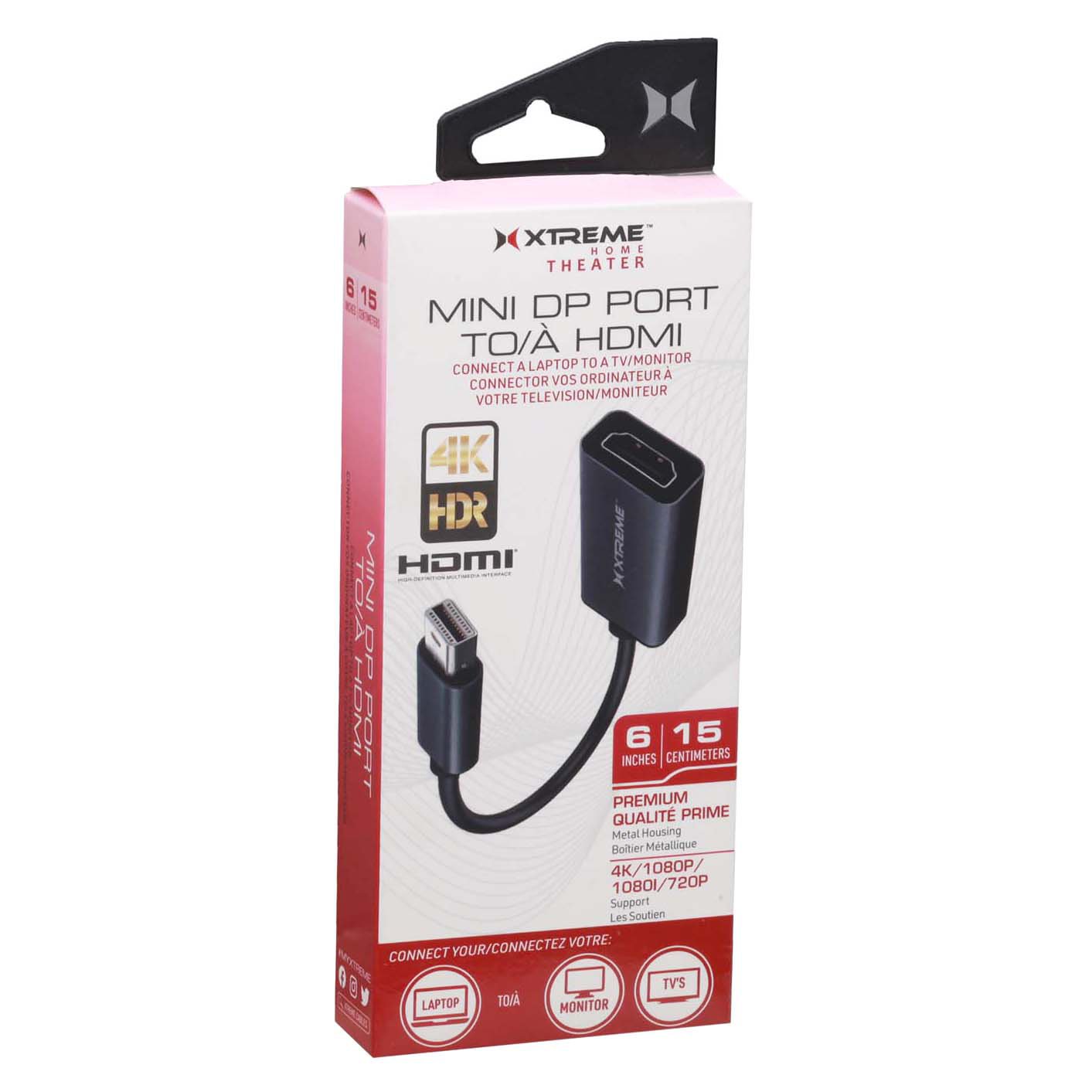 Xtreme Mini Display Port HDMI Cable - Shop Connection cables at H-E-B