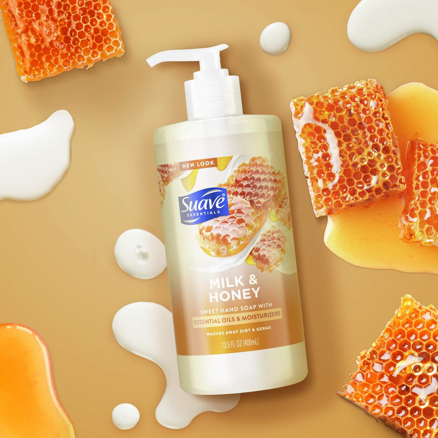 Suave Liquid Hand Wash - Milk & Honey - Shop Hand & bar soap at H-E-B