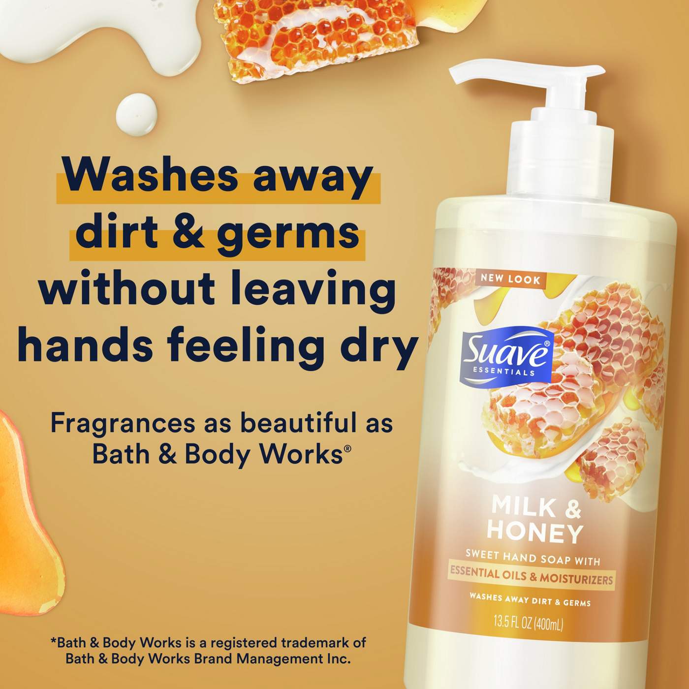 Suave Liquid Hand Wash - Milk & Honey - Shop Hand & bar soap at H-E-B