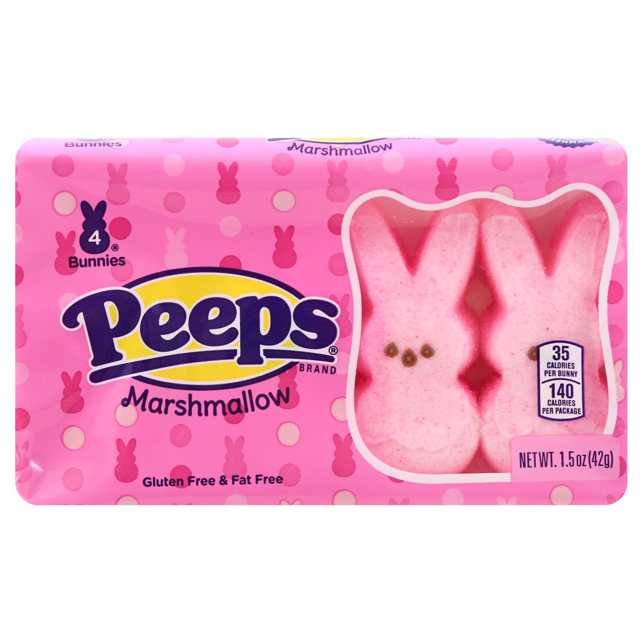 Peeps Marshmallow Easter Bunnies - Pink - Shop Candy at H-E-B
