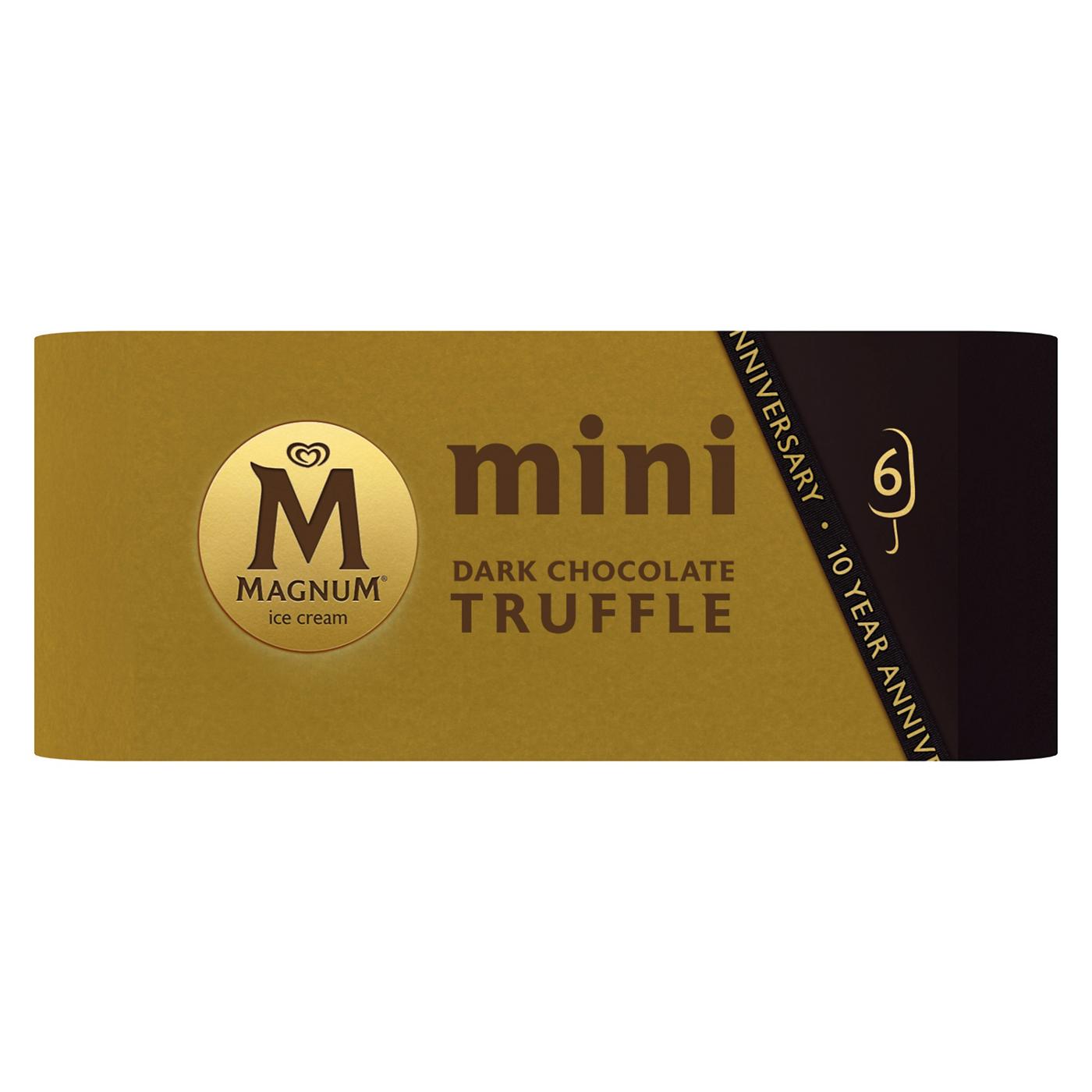 Magnum Mini Ice Cream Bars Dark Chocolate Truffle - Shop Bars & pops at ...