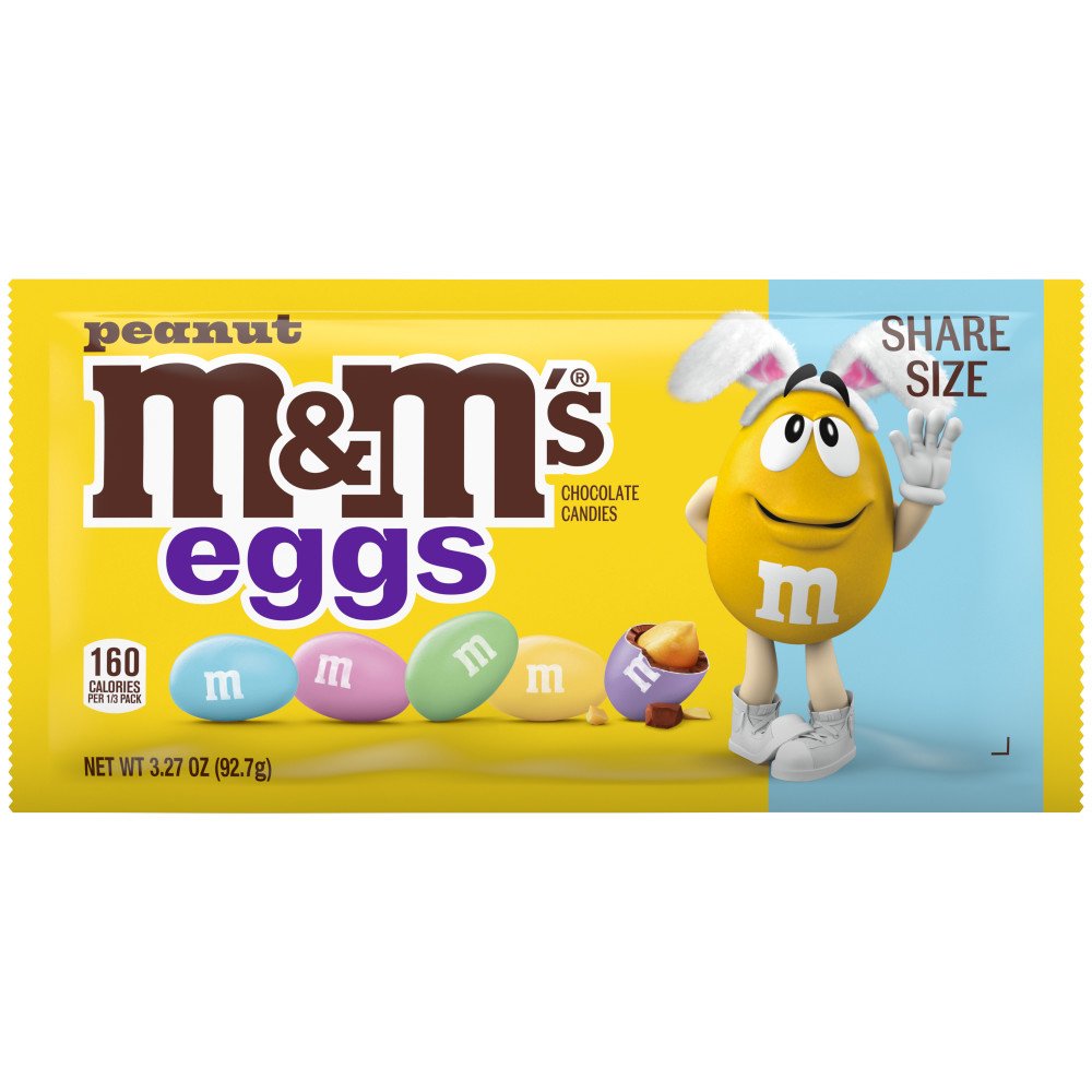 M&M'S Peanut Milk Chocolate Eggs Easter Candy - Shop Candy at H-E-B