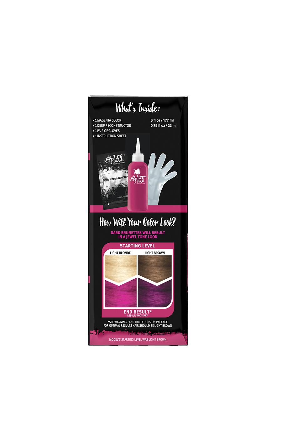 Splat Midnight Magenta Hair Color Kit - Shop Hair color at H-E-B