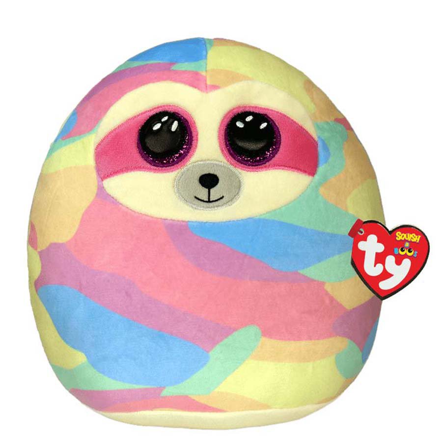 ty Cooper - Pastel Sloth Squish A Boos Plush - Shop Plush toys at H-E-B