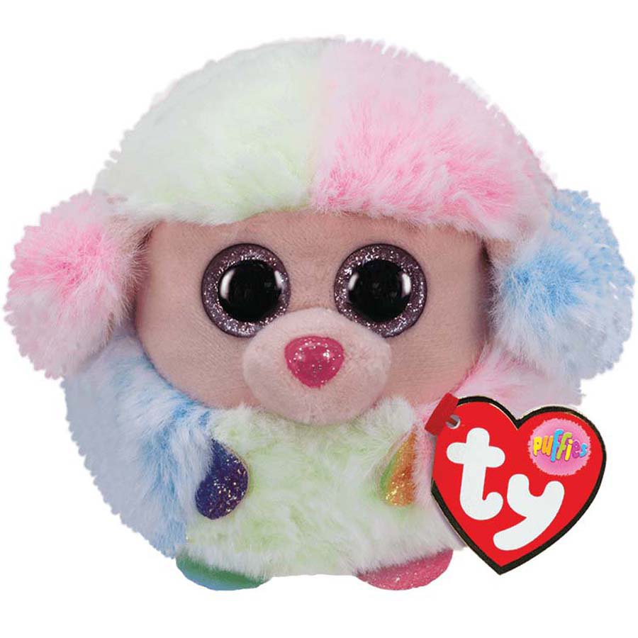ty Rainbow - Pastel Poodle Puffies Plush - Shop Plush toys at H-E-B