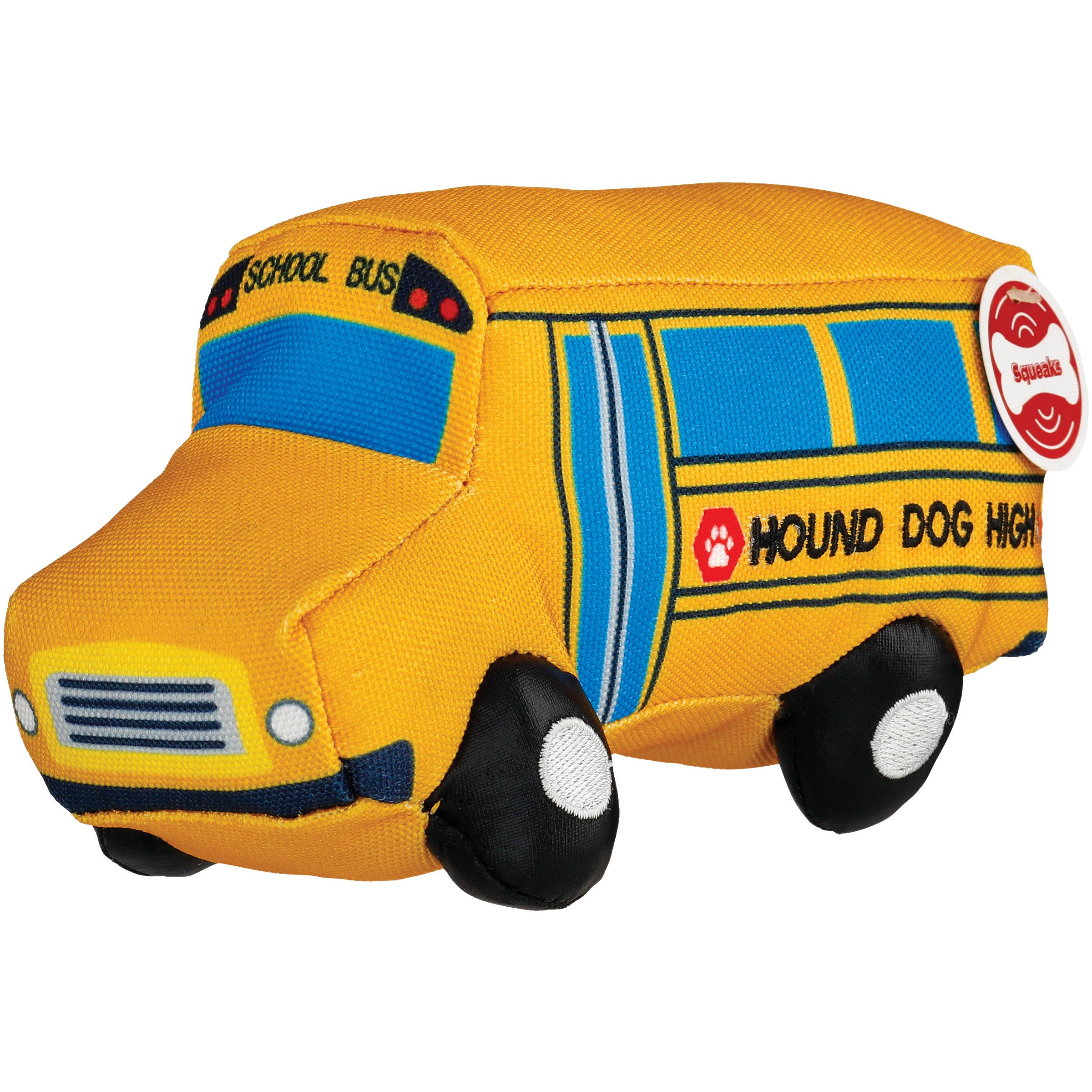 Woof and Whiskers School Bus Plush Dog Toy - Shop Dogs at H-E-B