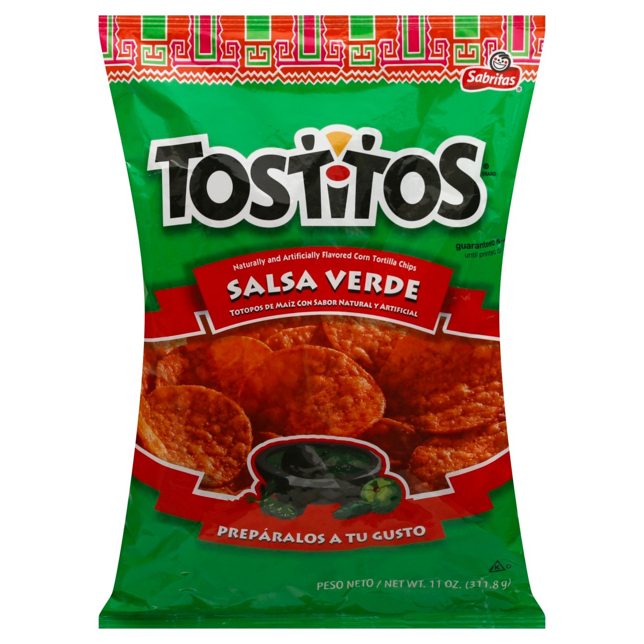 Tostitos Salsa Verde Corn Tortilla Chips - Shop Chips at H-E-B