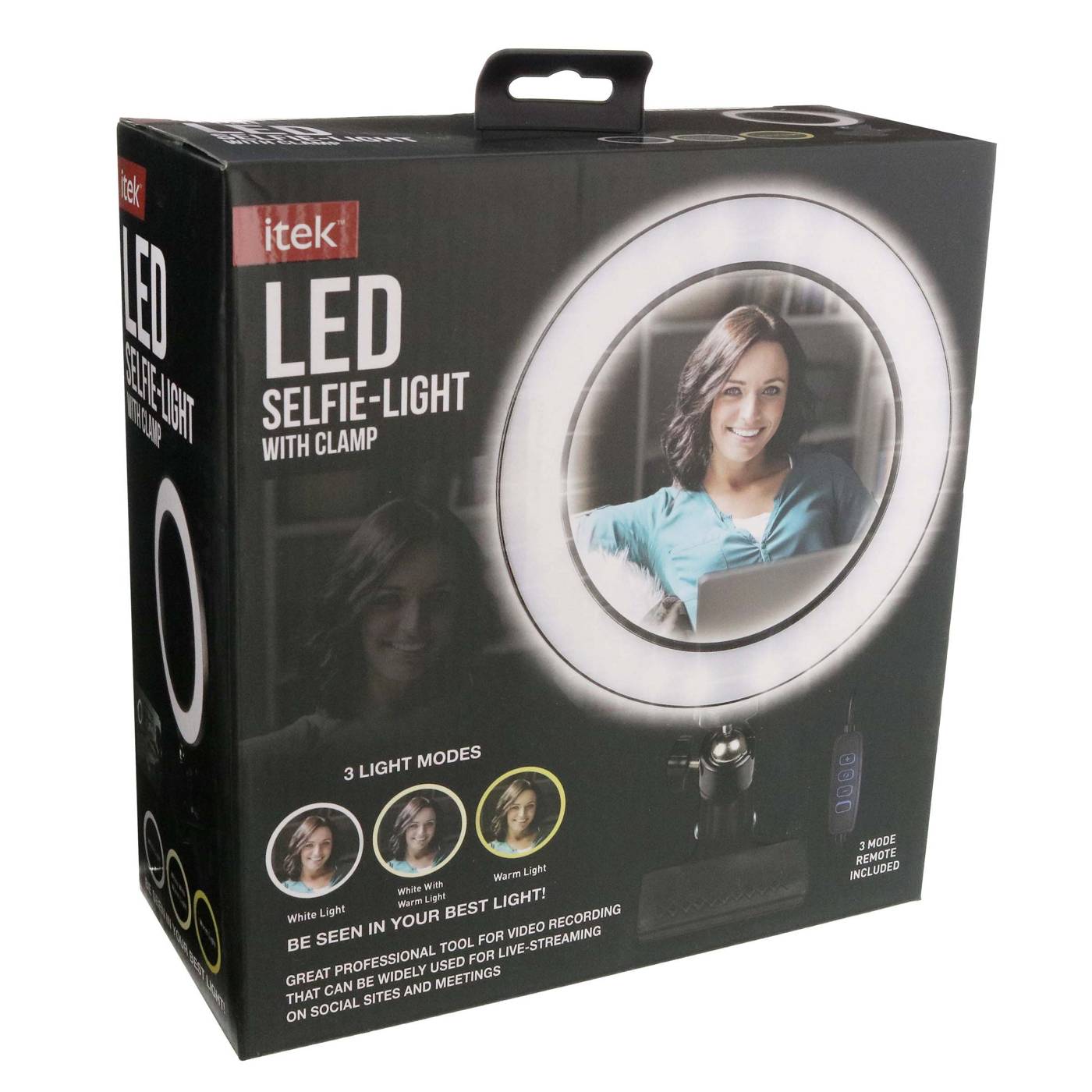 Itek LED Selfie Light with Clamp - Shop Camera accessories at H-E-B
