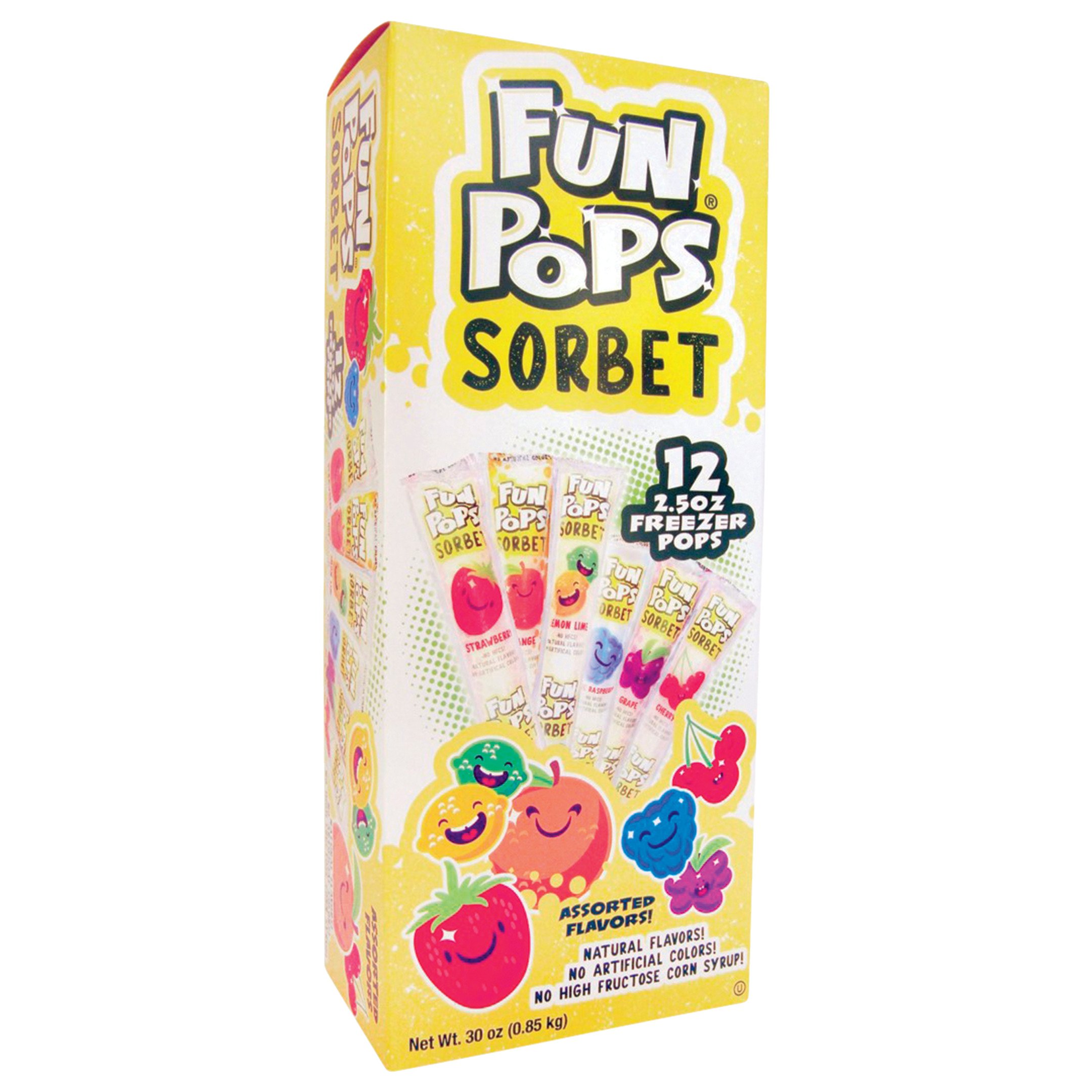 Fun Pops Sorbet Freezer Pops - Shop Ice Cream & Treats at H-E-B