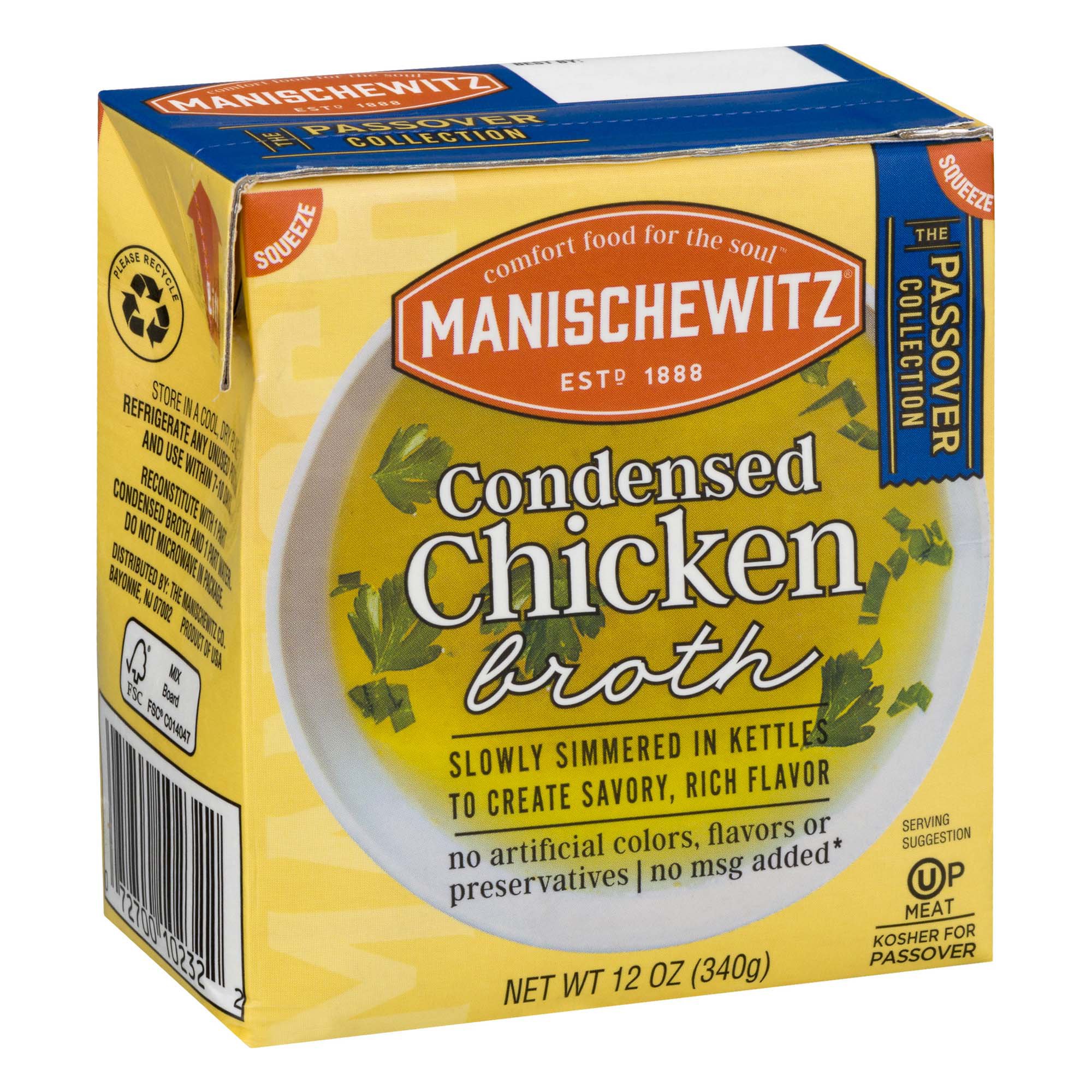 Manischewitz Chicken Broth Cndsd Soup - Shop Broth & bouillon at H-E-B