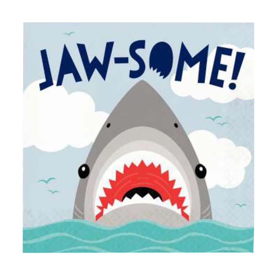 Creative Converting Shark Party Luncheon Napkins - Shop Party decor at ...