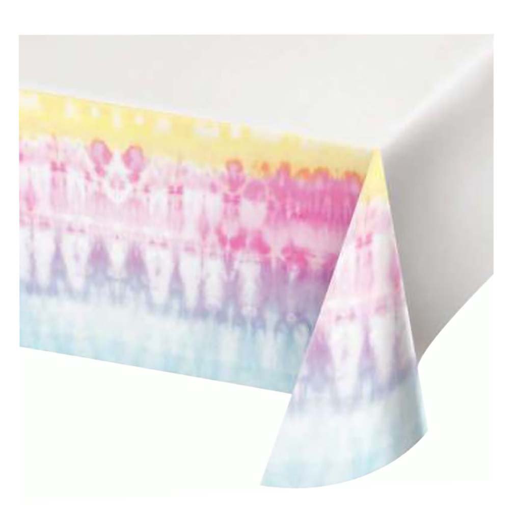 Creative Converting Tie Dye Party Border Print Paper Table Cover - Shop ...