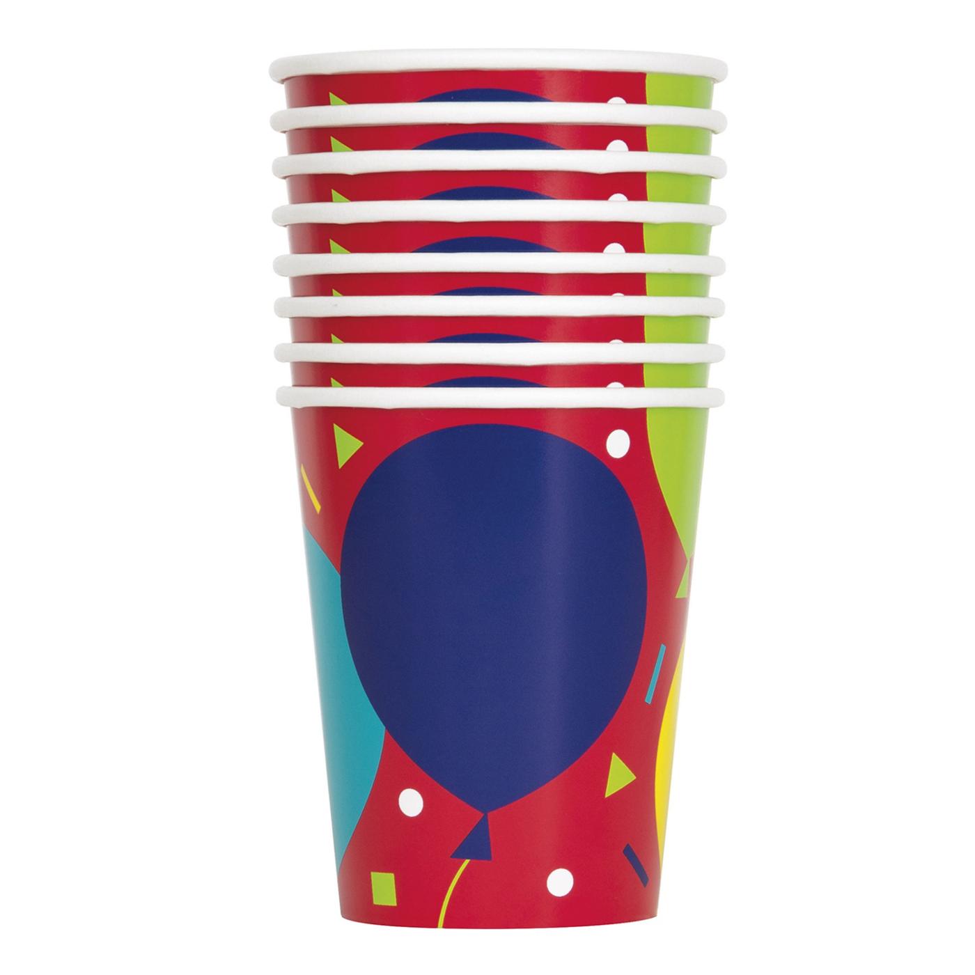 Unique Balloon Party Birthday Paper Cups - Shop Party Decor at H-E-B