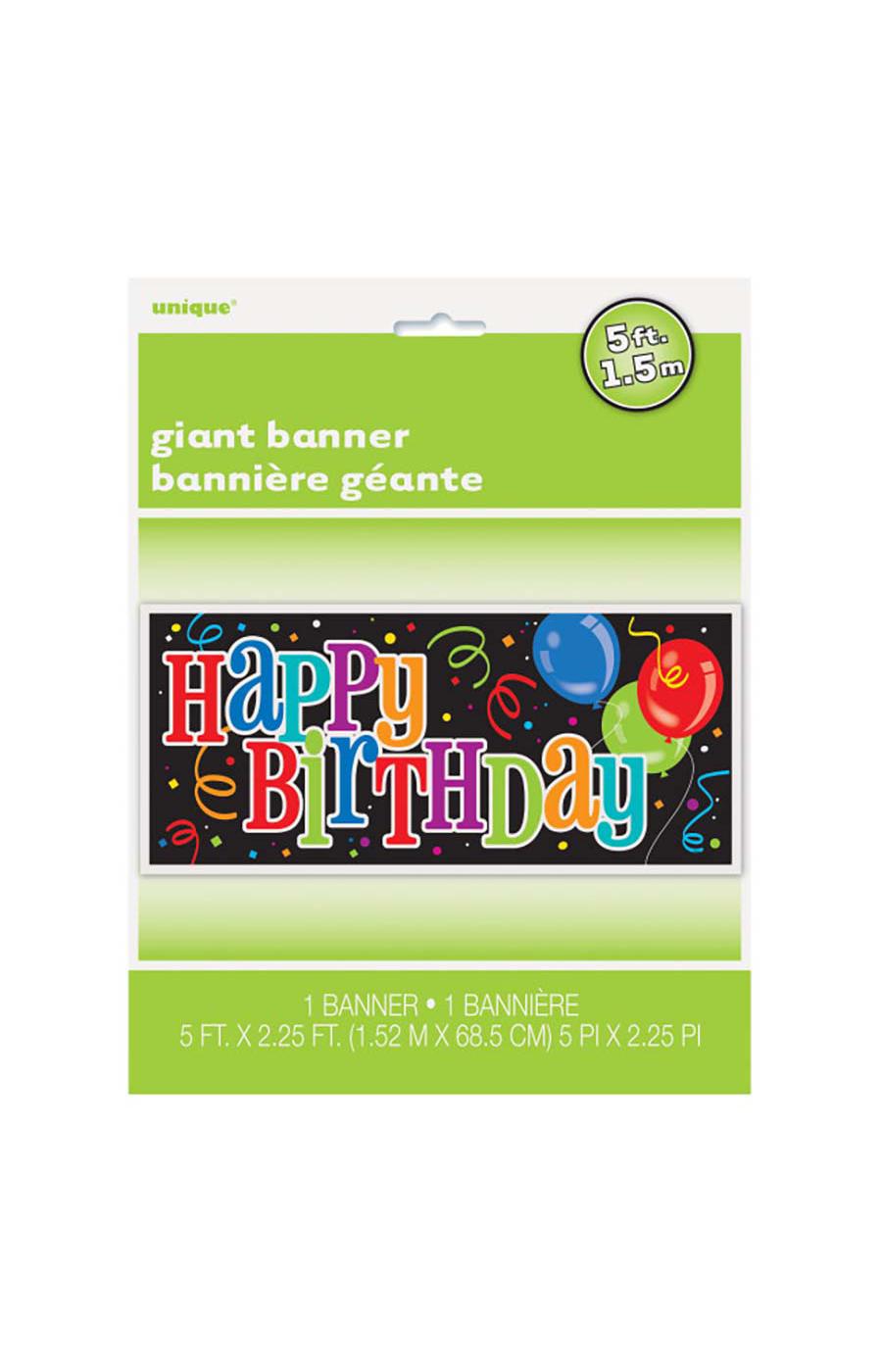 Unique Bold Happy Birthday Giant Wall Banner - Shop Party decor at H-E-B
