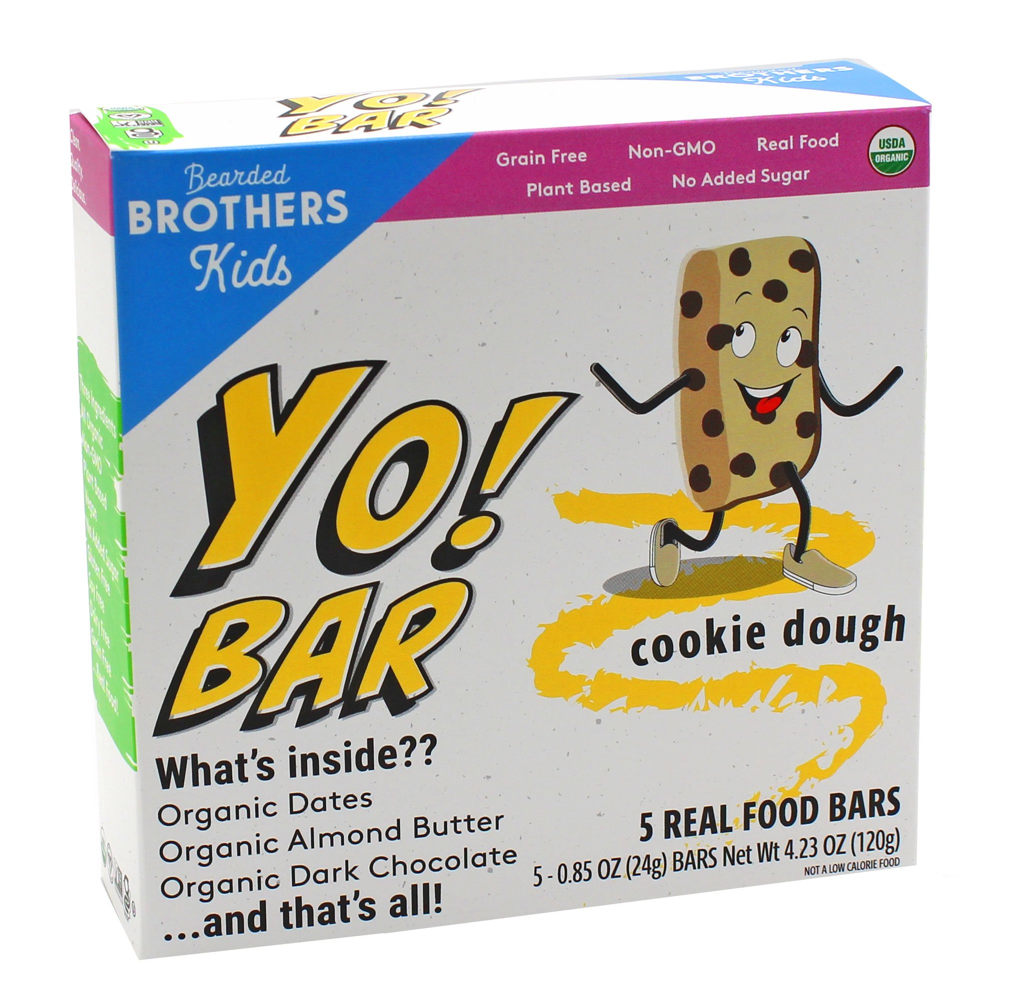 Bearded Brothers Yo! Bar Cookie Dough Food Bars - Shop Granola & snack ...