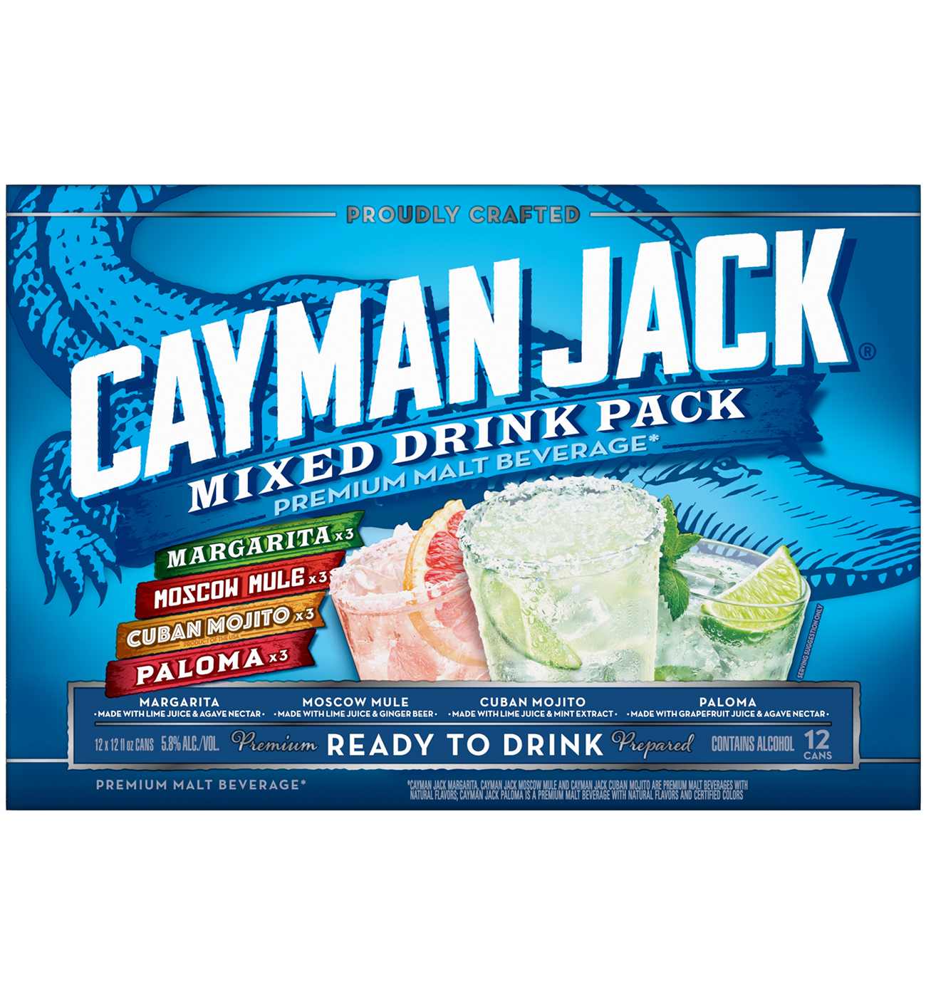 Cayman Jack Adventure Pack 12 pk Cans - Shop Malt beverages & coolers ...