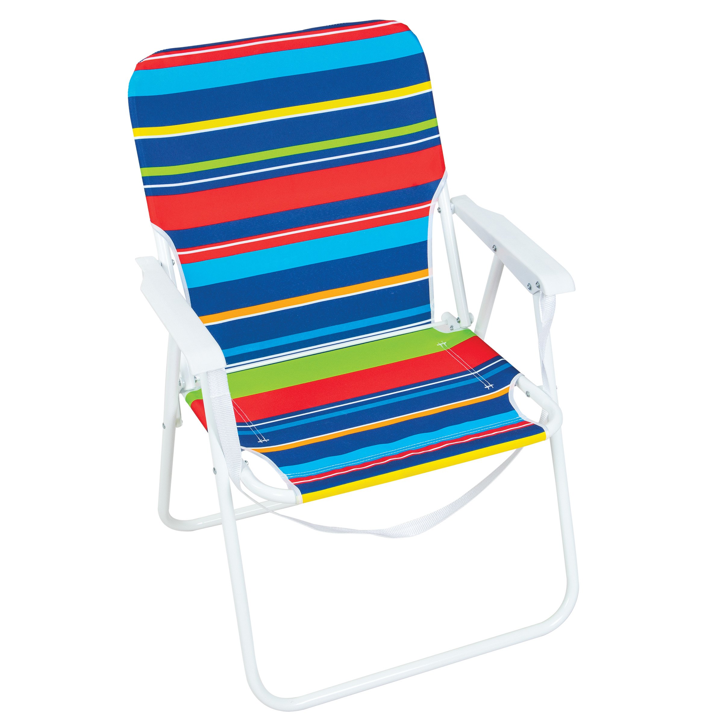 Rio Brands Single Position Stripe Beach Chair - Multi - Shop Chairs ...