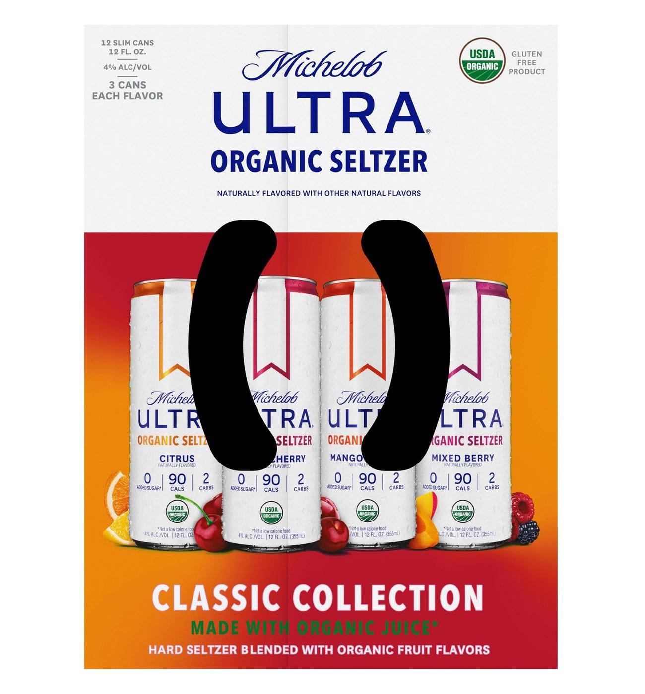 Michelob ULTRA Second Edition Organic Hard Seltzer, 12 pack - Shop Malt ...