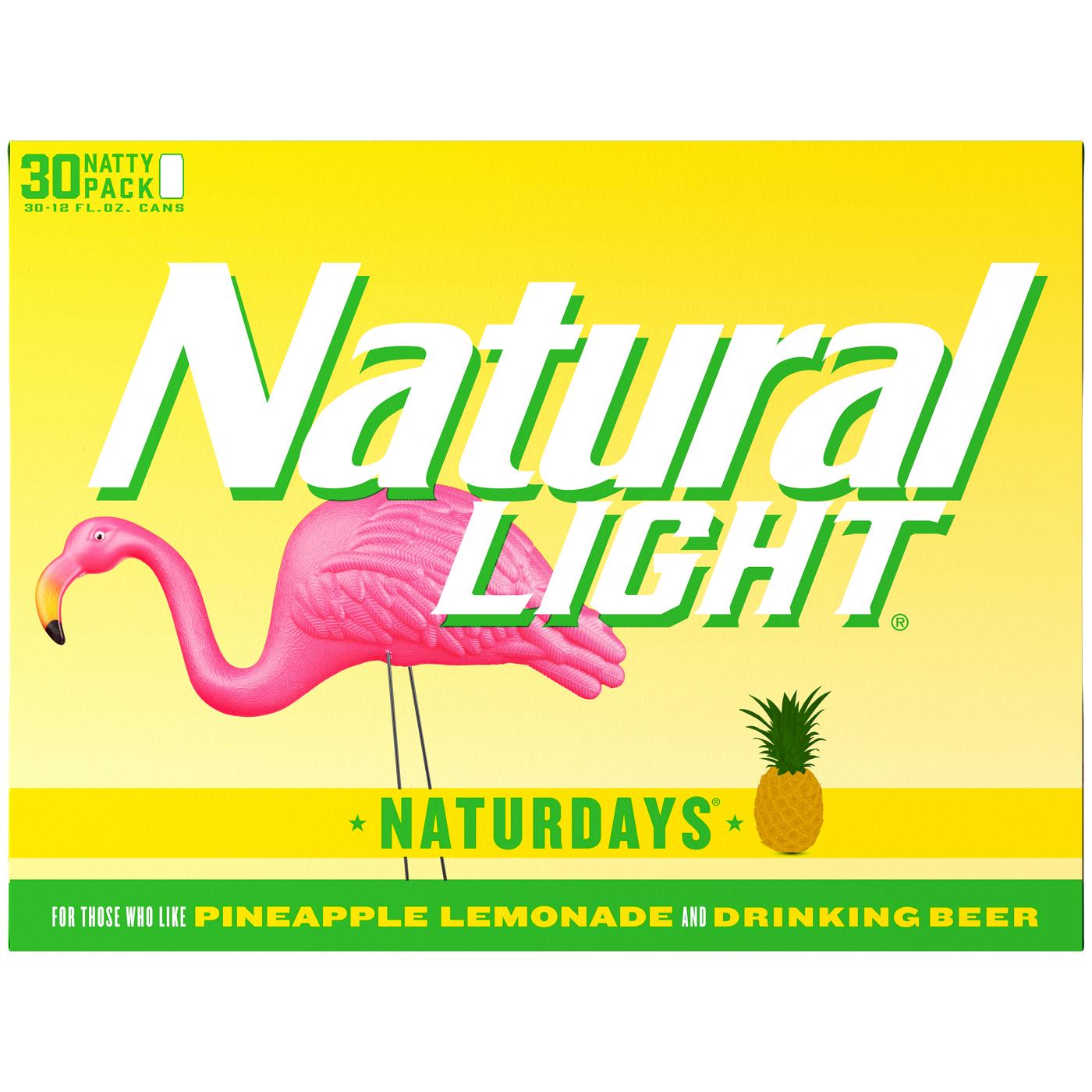 Natural Light Naturdays Pineapple Lemonade 12 oz Cans - Shop Malt ...