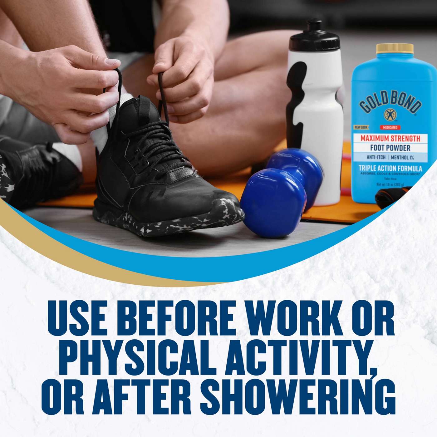 Gold Bond Medicated Talc-Free Foot Powder Maximum Strength Odor Control ...