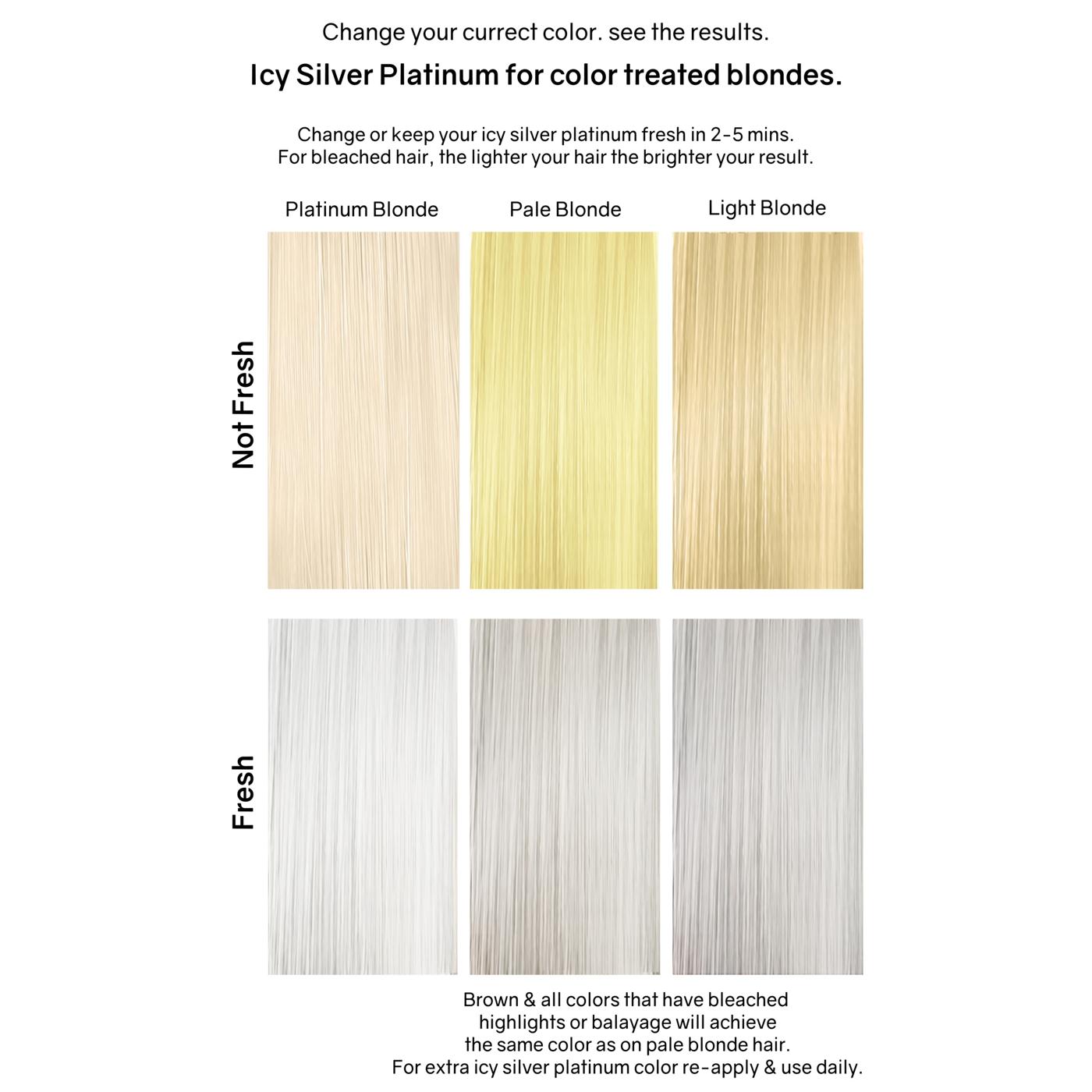 No Fade Fresh Color Depositing Conditioner Icy Silver Platinum - Shop ...