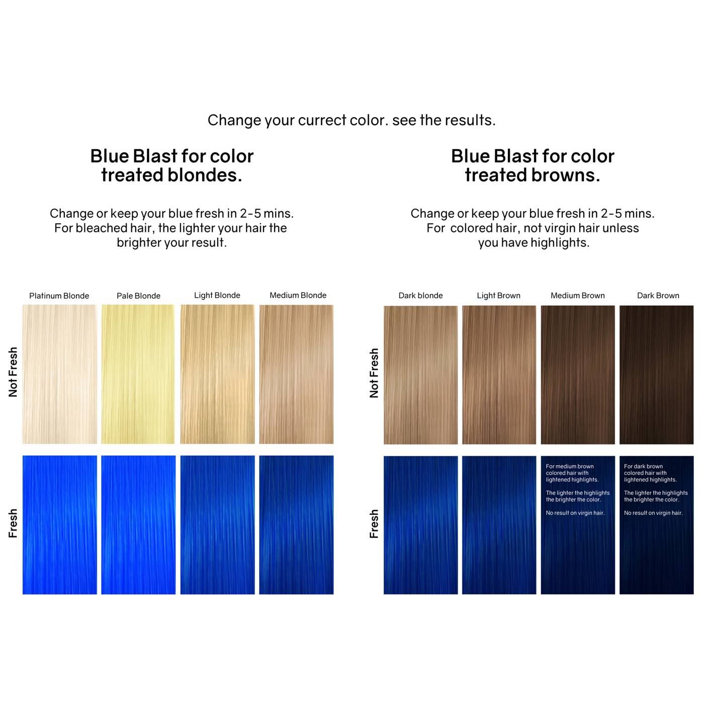 No Fade Fresh Color Depositing Shampoo Blue Blast - Shop Hair color at ...