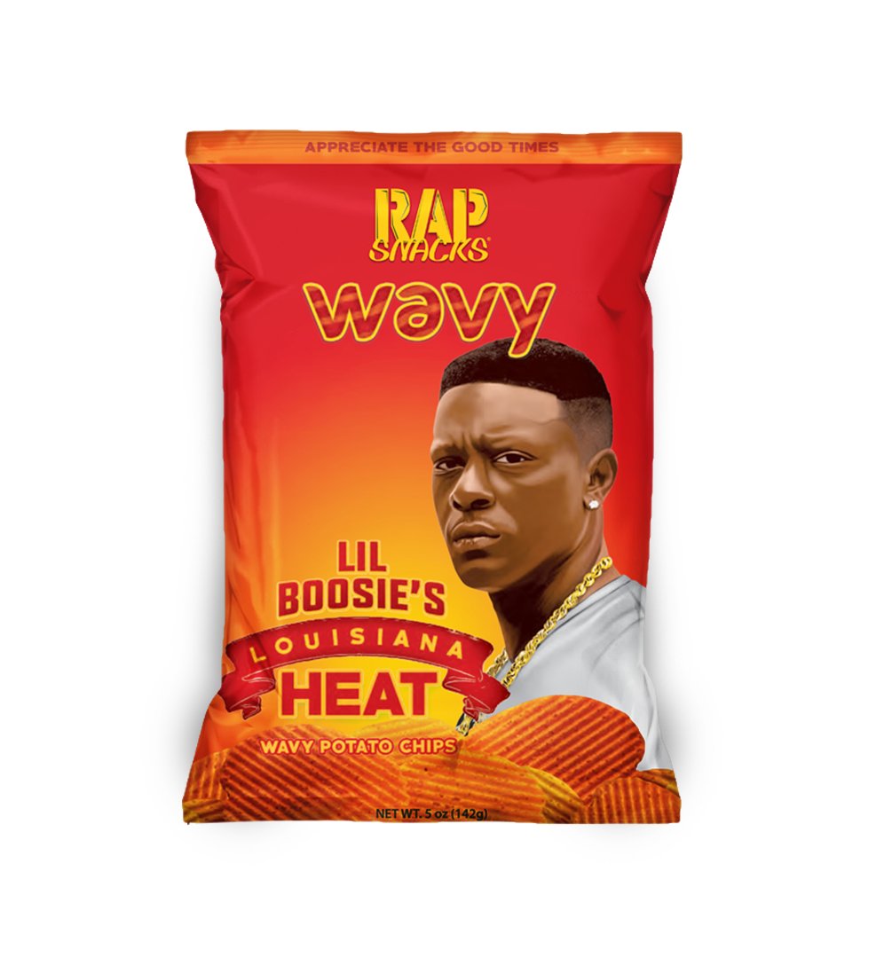 Rap Snacks Lil Boosie's Louisiana Heat Wavy Potato Chips - Shop Chips ...