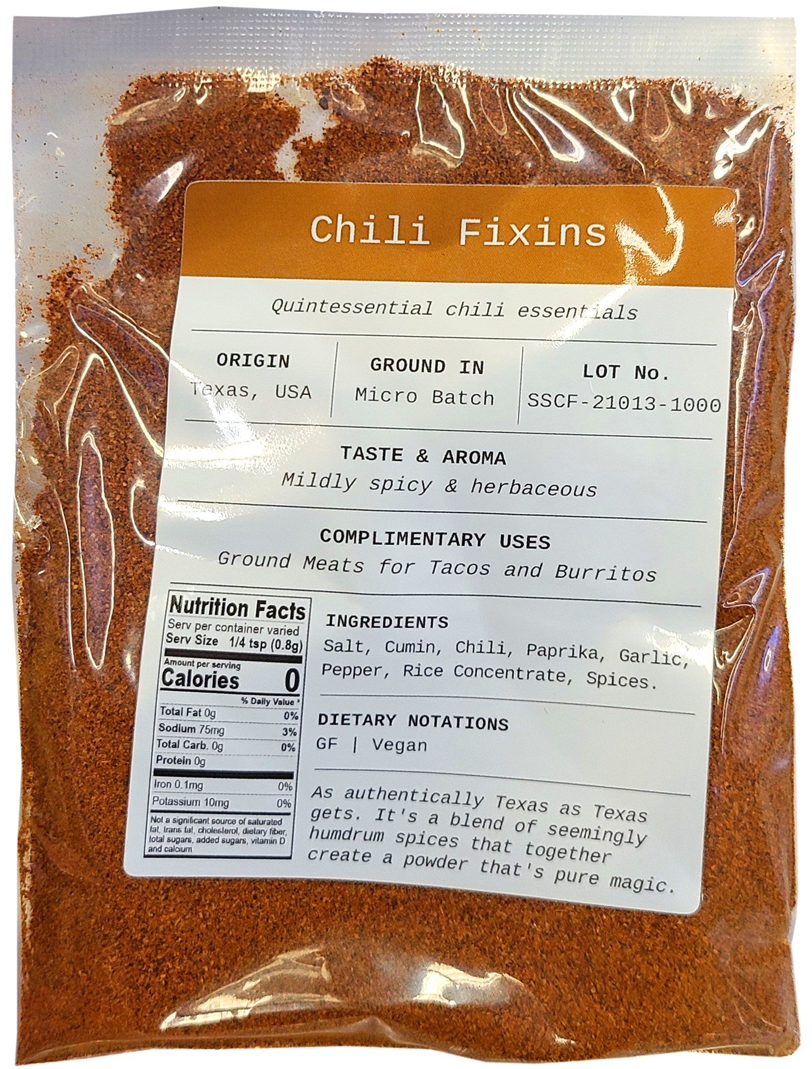Southern Style Spices Chili Fixins Seasoning | Central Market - Really ...