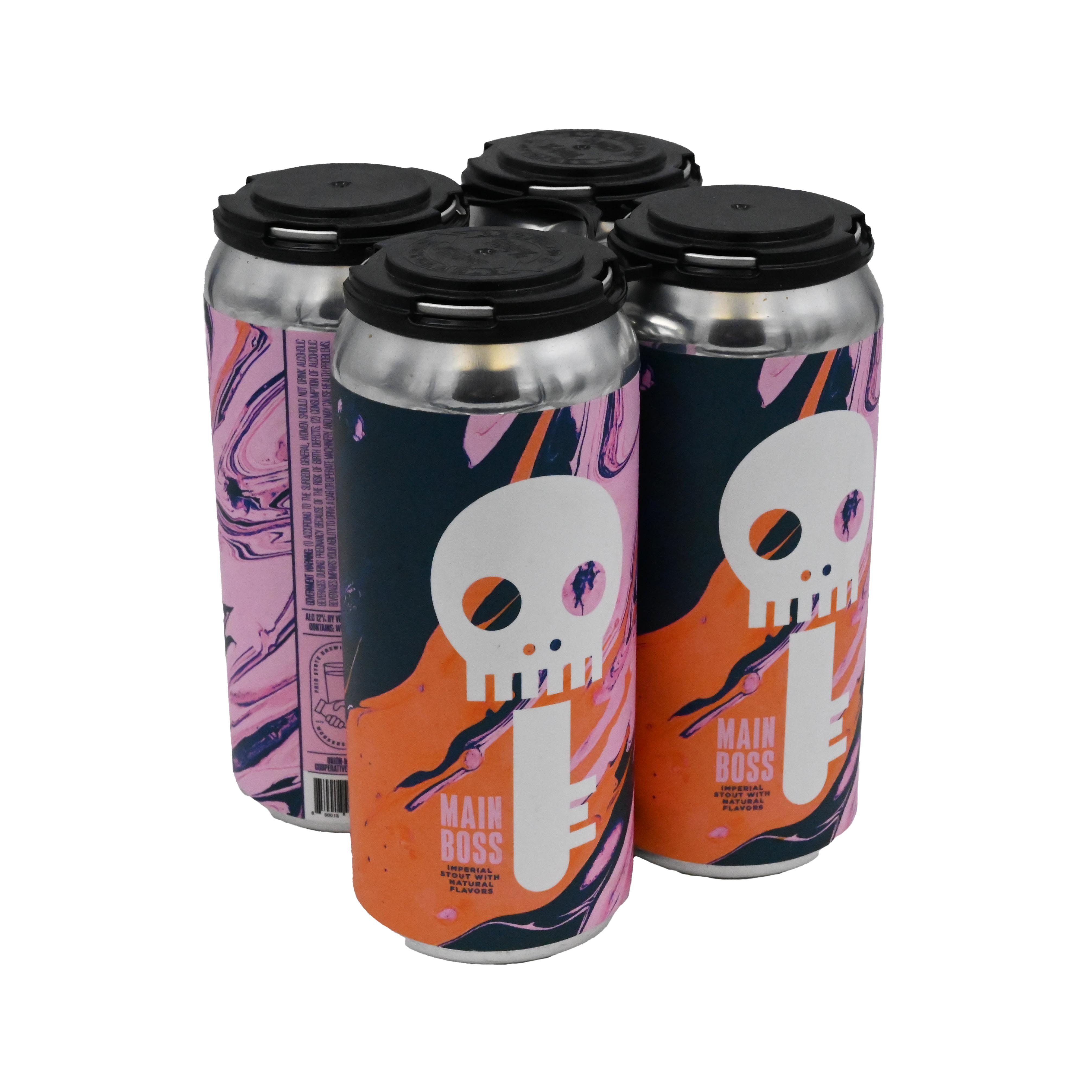 Fair State Brewing Main Boss Imperial Stout Beer 16 oz Cans - Shop Beer ...