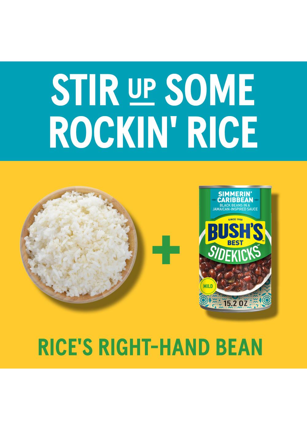 Bush's Best Sidekicks Simmerin' Caribbean Black Beans - Shop Beans ...
