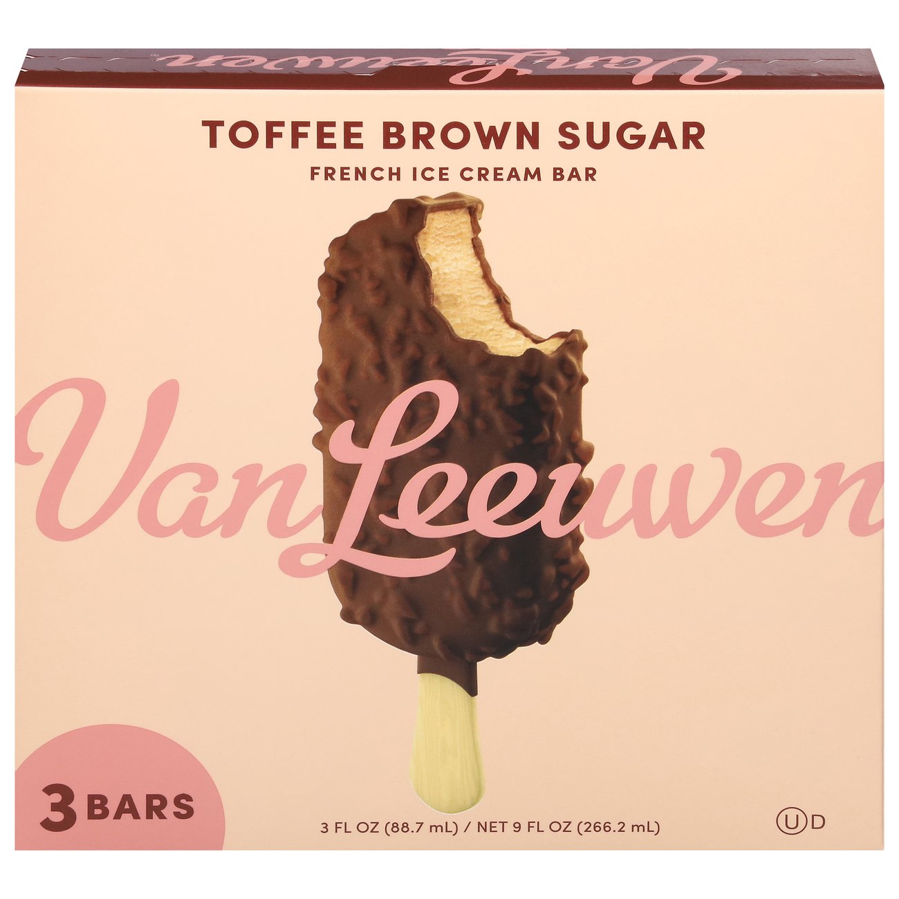 Van Leeuwen Toffee Brown Sugar Ice Cream Bars - Shop Bars & pops at H-E-B