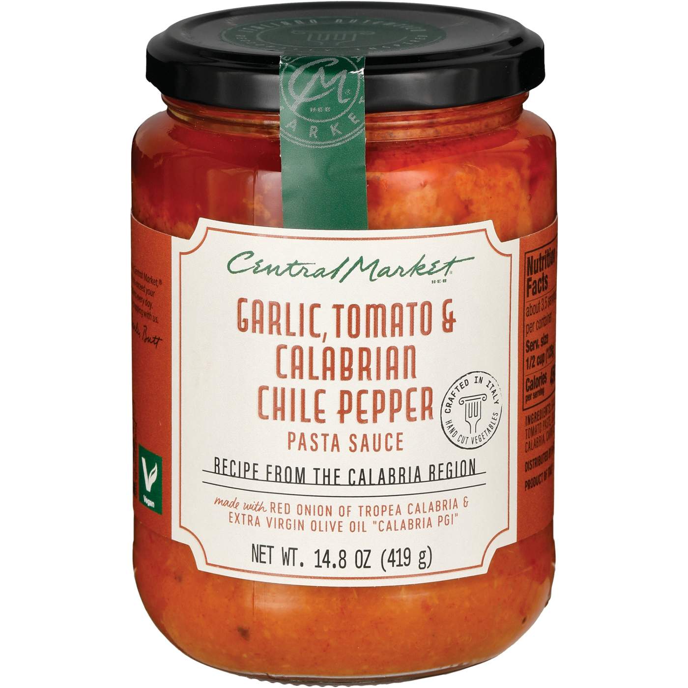 Central Market Calabria Garlic Tomato & Chile Pepper Pasta Sauce - Shop ...