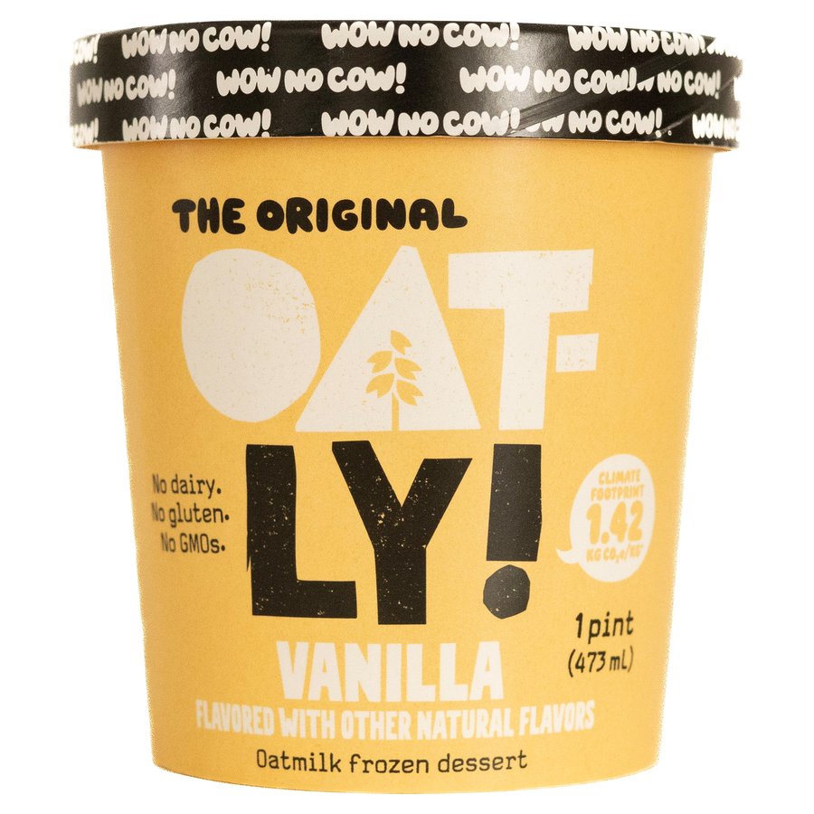 Oatly Vanilla Non-Dairy Frozen Dessert - Shop Ice cream at H-E-B