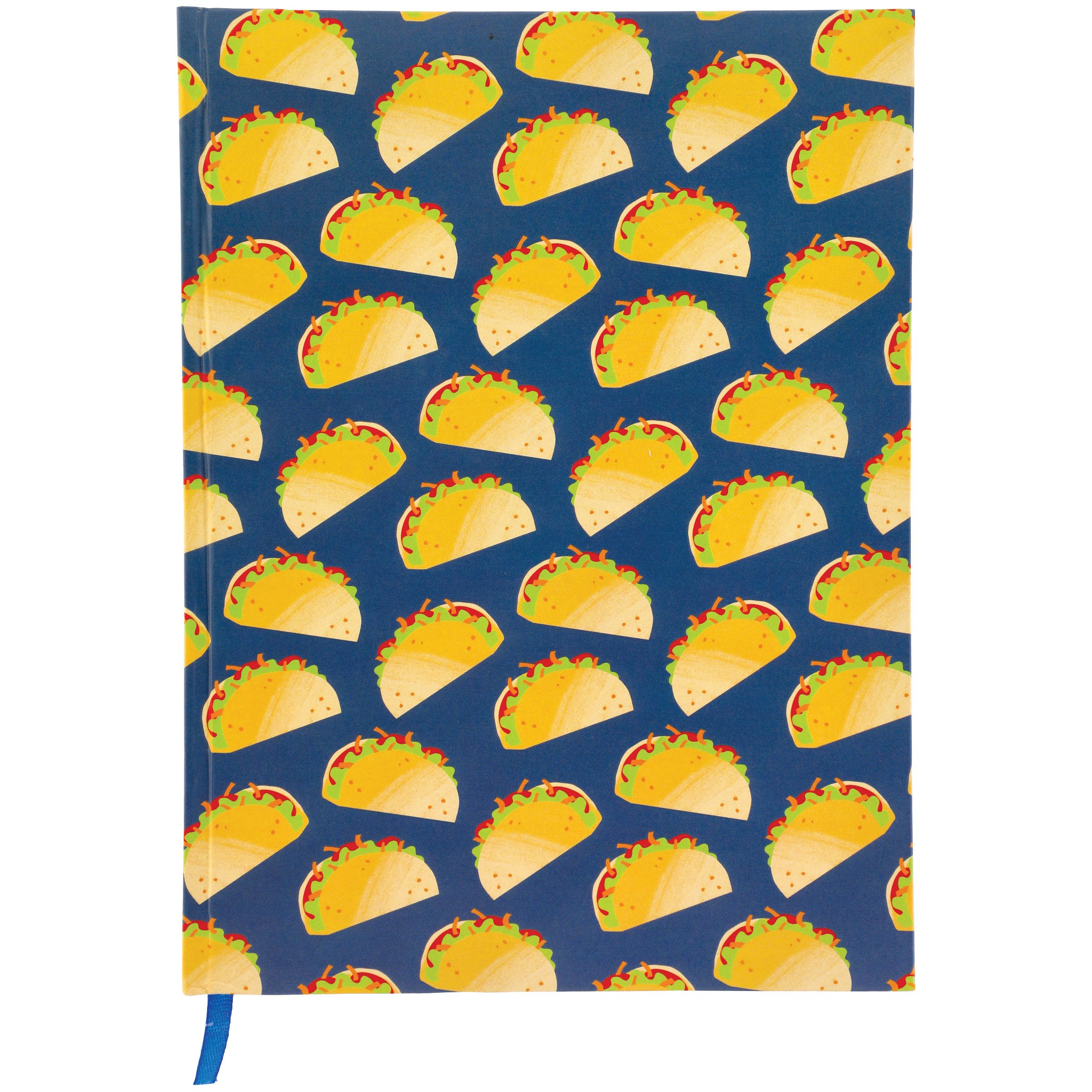 3Birds Design Taco Print Journal with Ribbon - Shop Notebooks at H-E-B