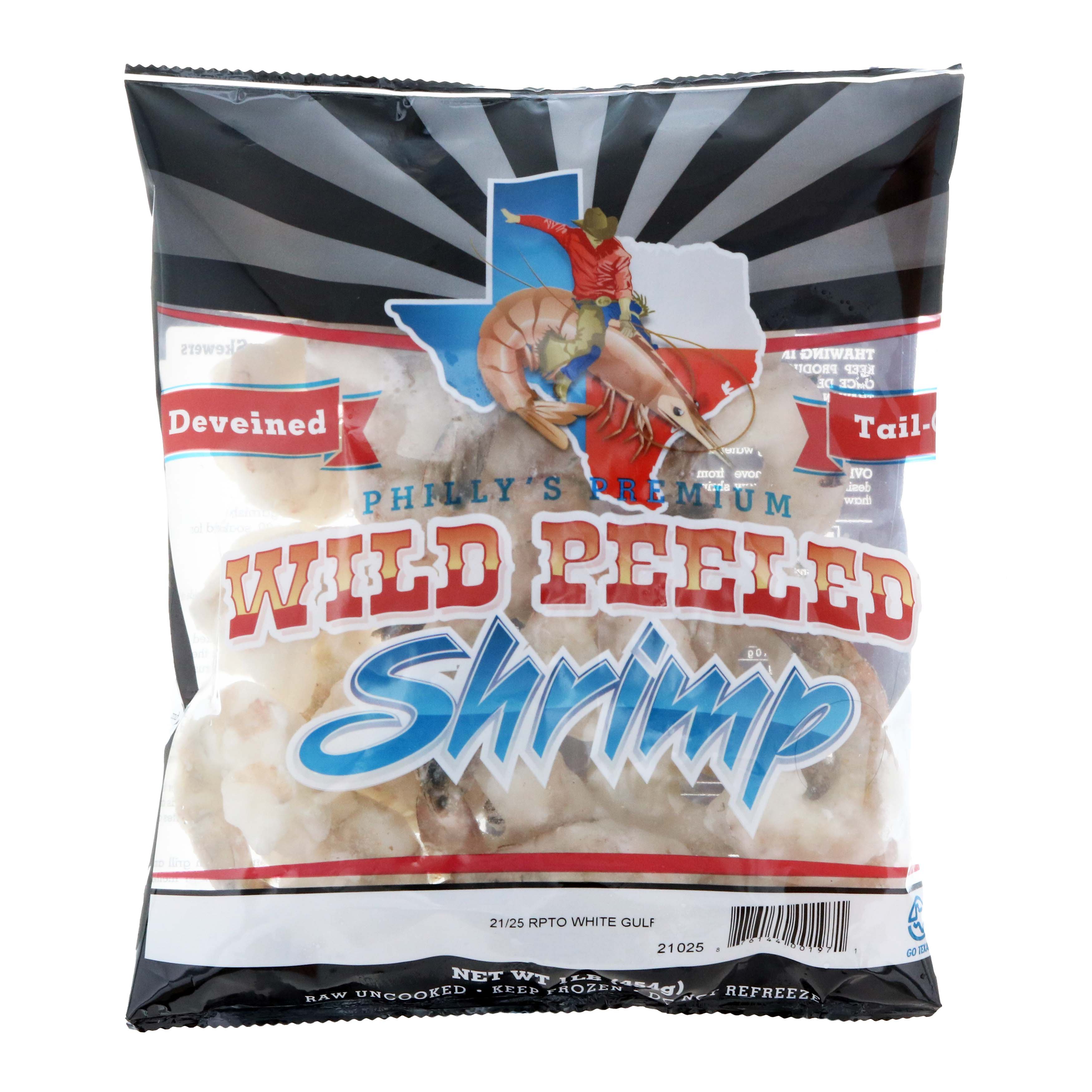Frozen Peeled Deveined Tail On Raw Gulf Shrimp 21 25 Ct Lb Shop
