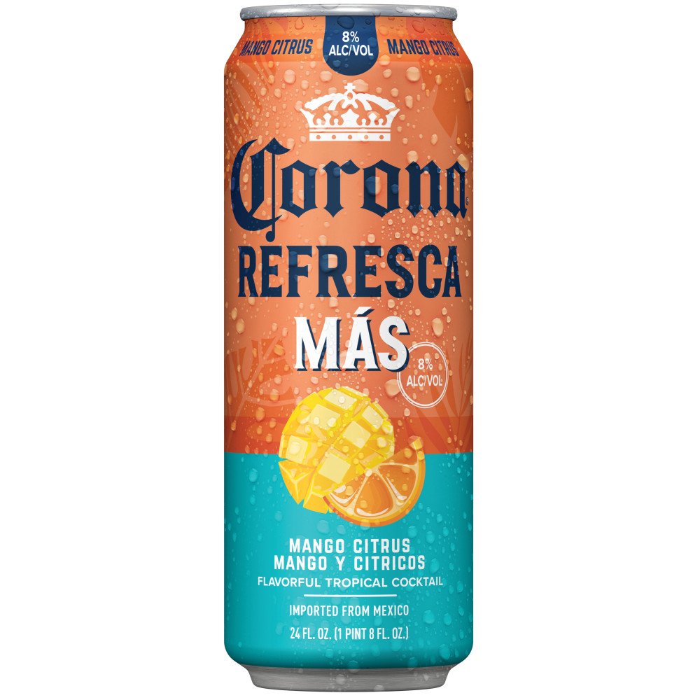 Corona Refresca Mas Mango Citrus Spiked Tropical Cocktail Can - Shop Malt beverages & coolers at ...