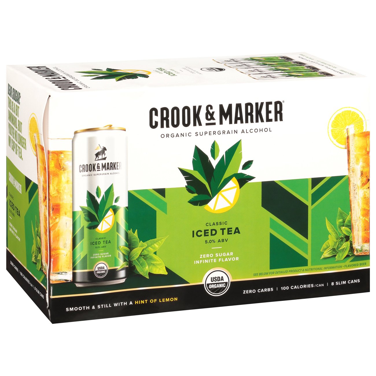 Crook & Marker Spiked Classic Iced Tea 11.5 oz Cans - Shop Malt ...