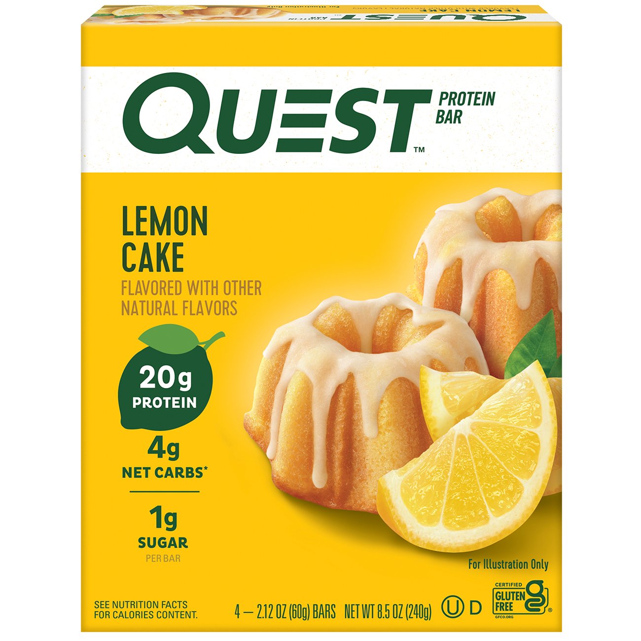 Quest 20g Protein Bars - Lemon Cake - Shop Granola & snack bars at H-E-B