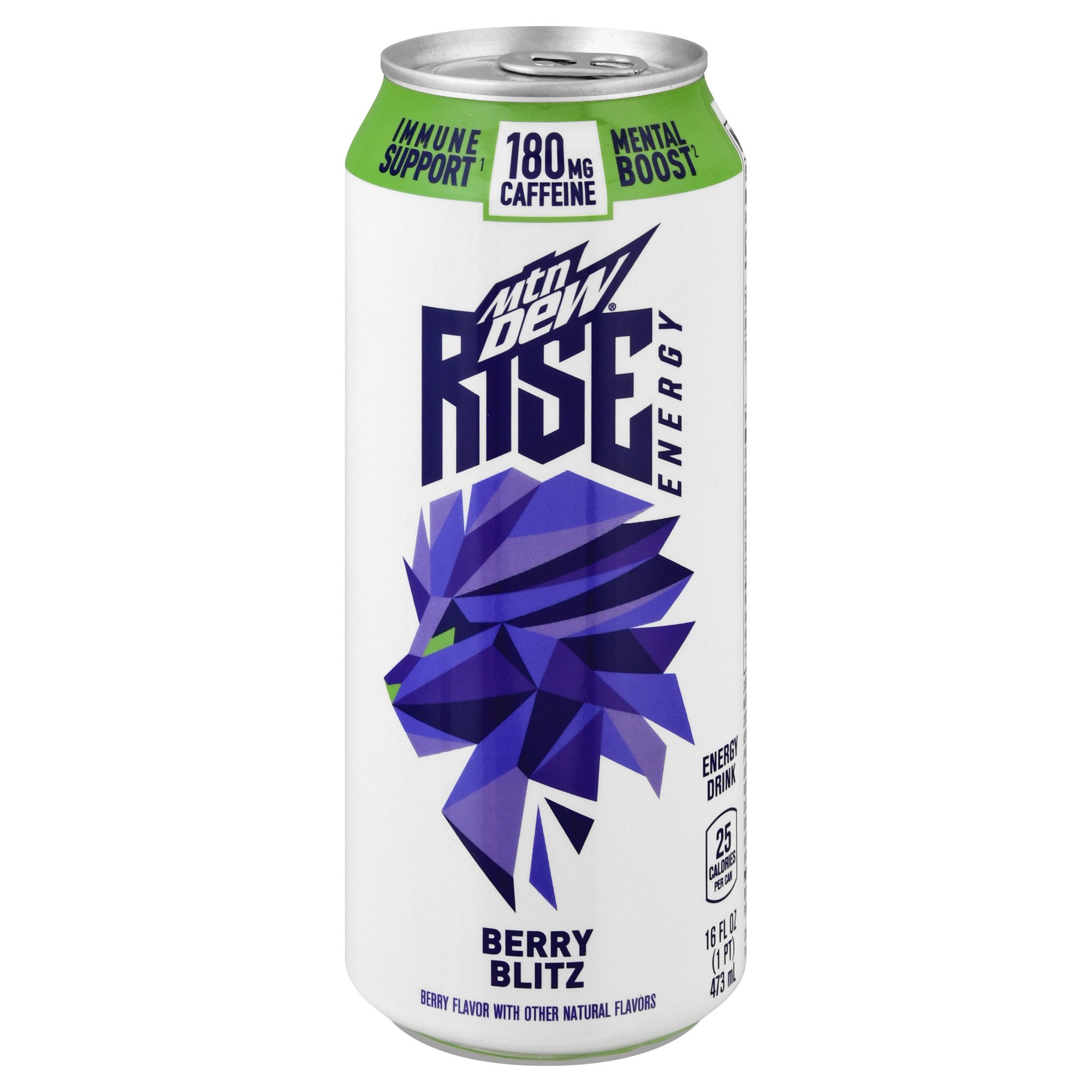 Mountain Dew Berry Blitz Rise Energy Drink - Shop Sports & energy ...