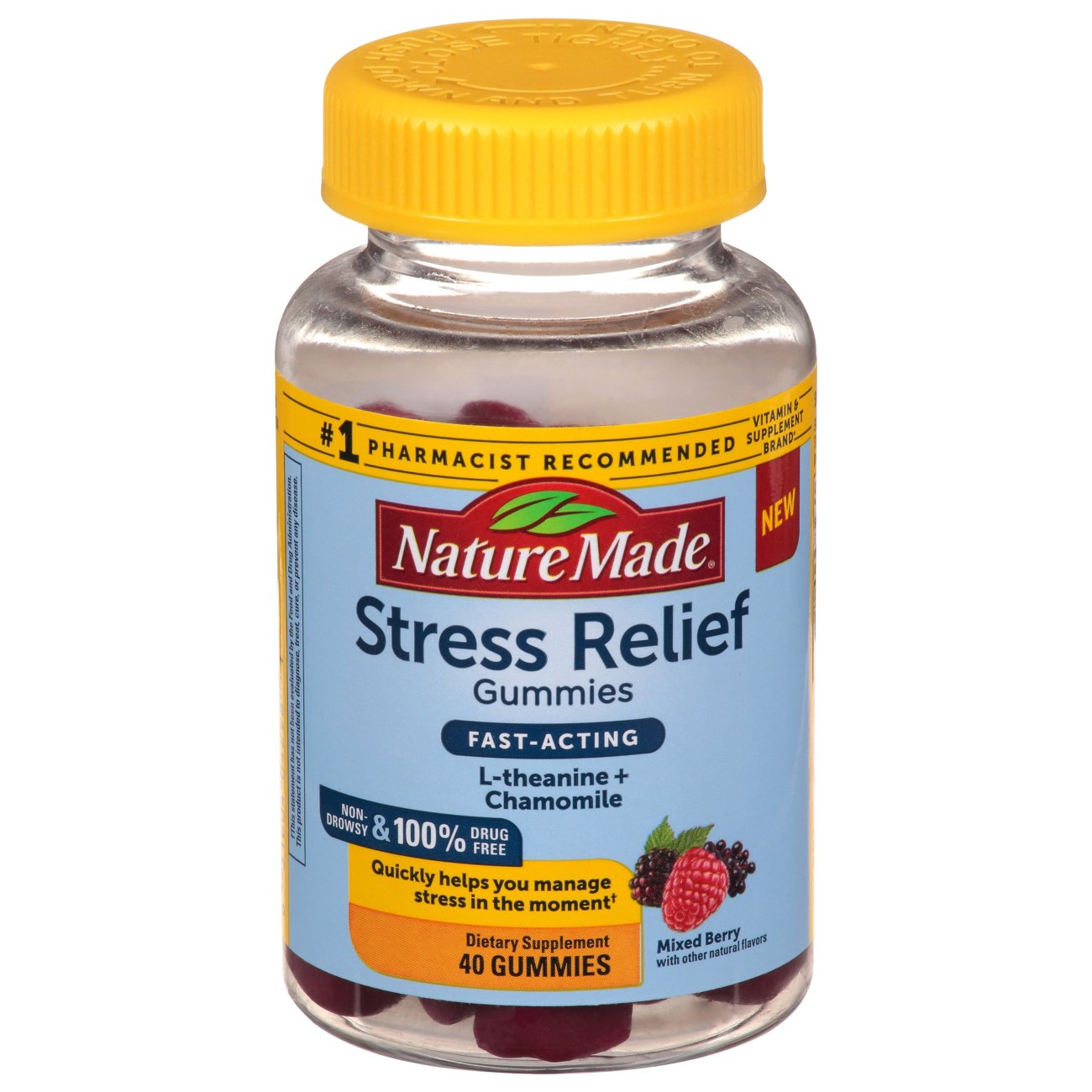 Nature Made Stress Relief Gummies Mixed Berry - Shop Diet & Fitness at ...