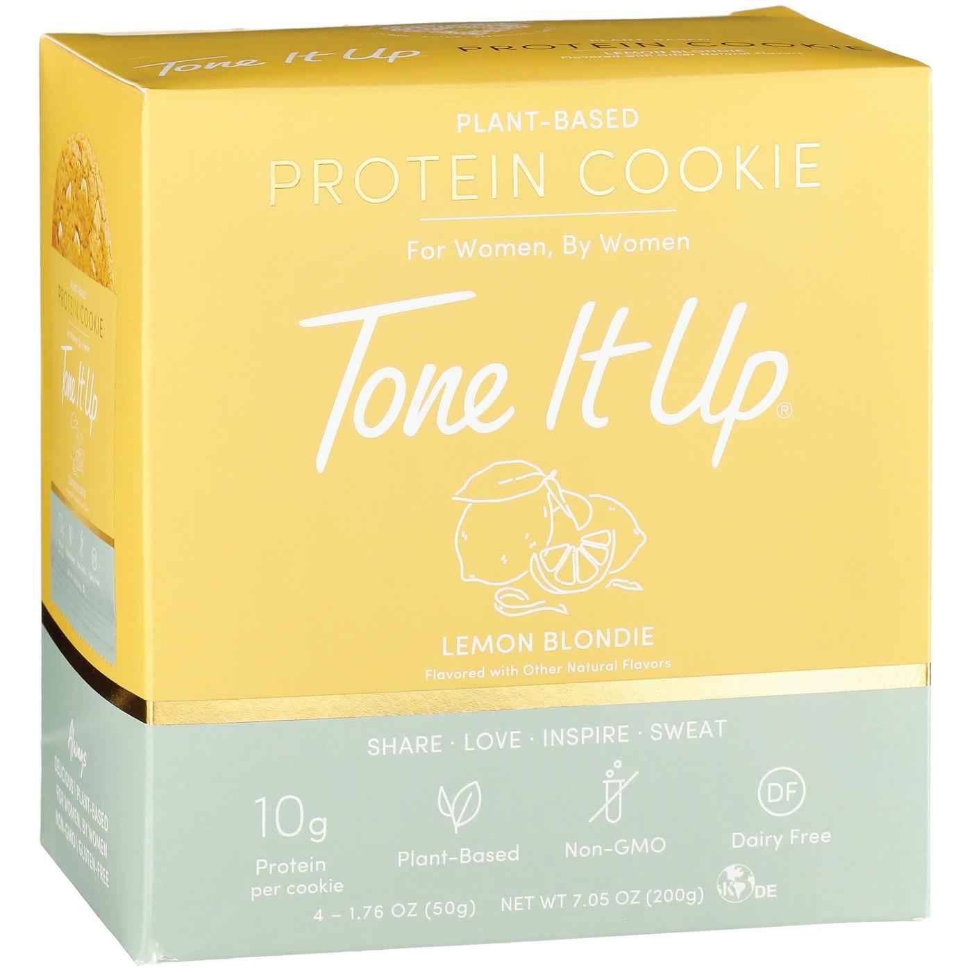 Tone It Up Plant-Based Protein Cookies Lemon Blondie - Shop Diet ...