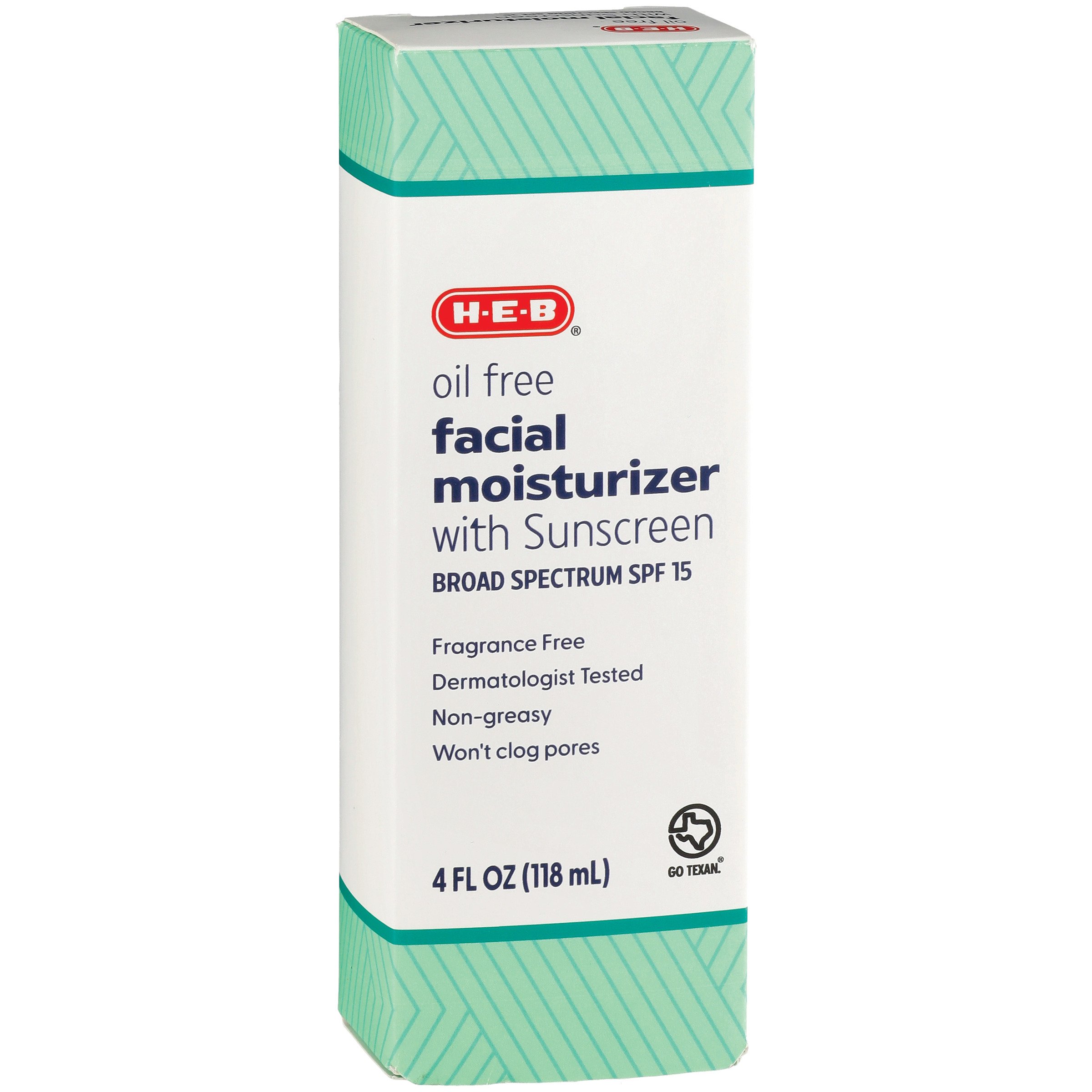 H-E-B Oil Free Facial Moisturizer – SPF 15 - Shop Facial moisturizer at ...