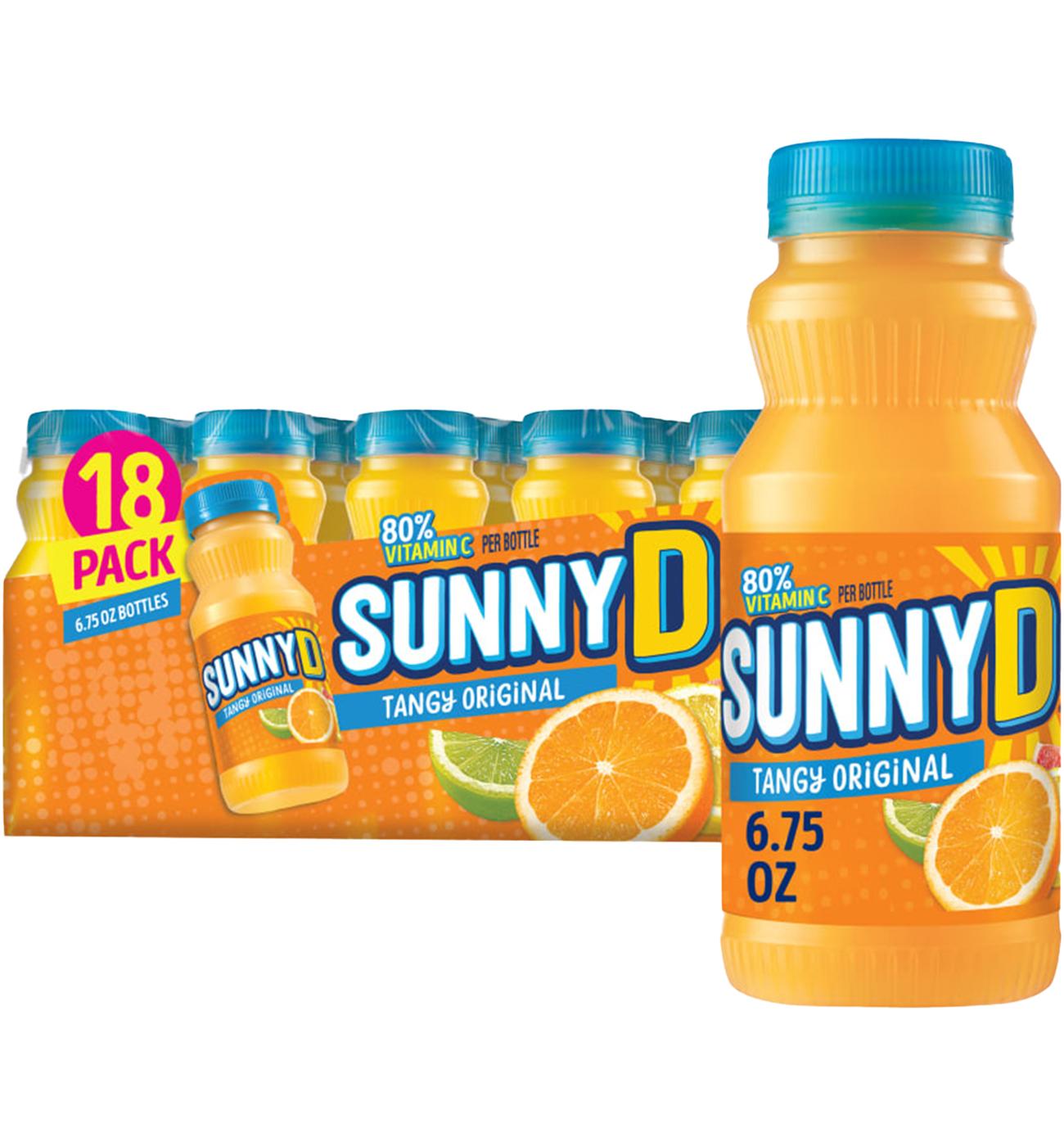 Sunny D Tangy Original 18 pk Bottles - Shop Juice at H-E-B